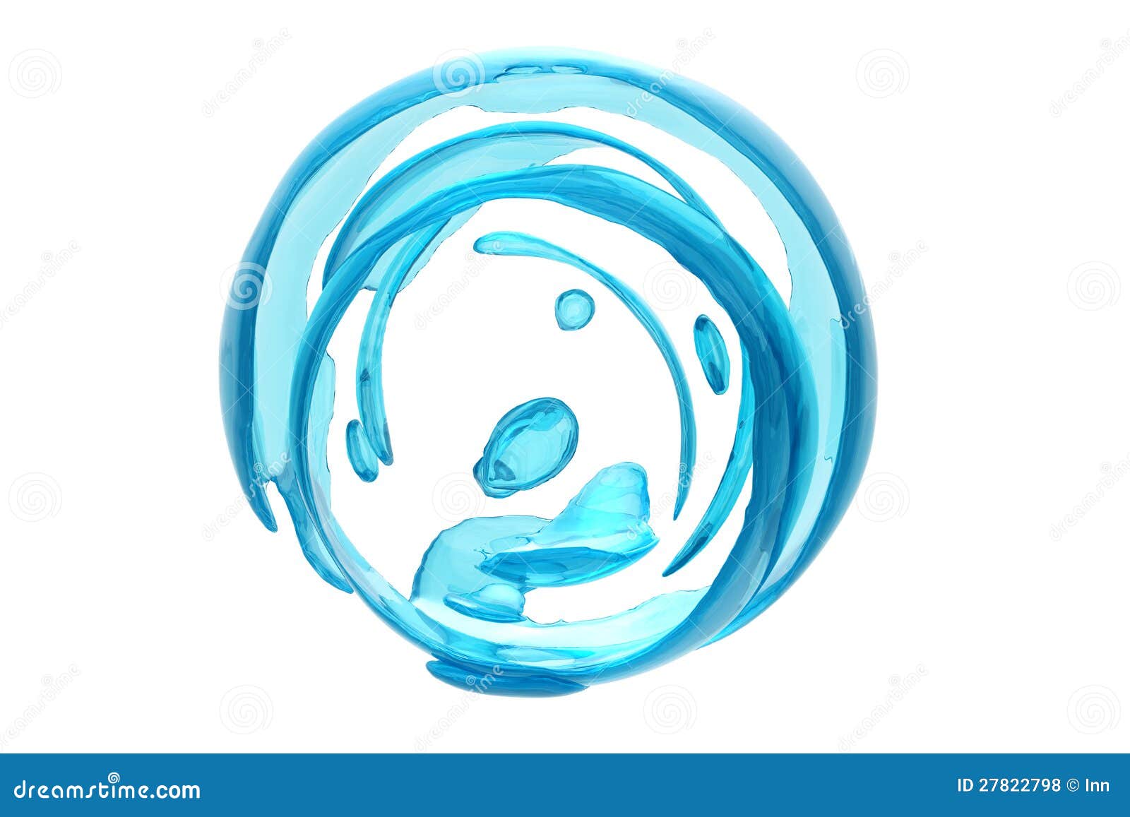 Water rings splash stock illustration. Illustration of water - 27822798