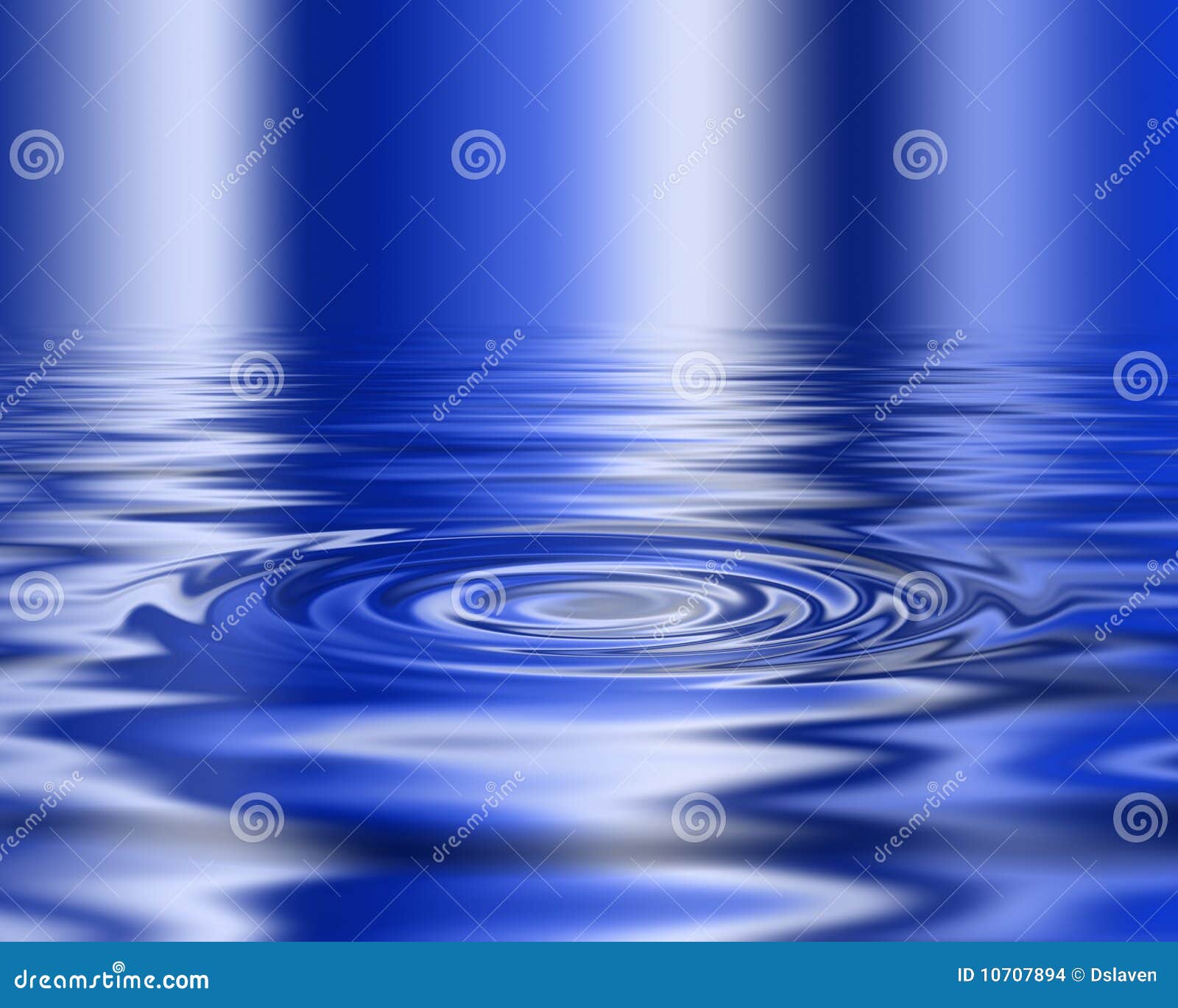 Water ripple stock illustration. Illustration of blue - 10707894