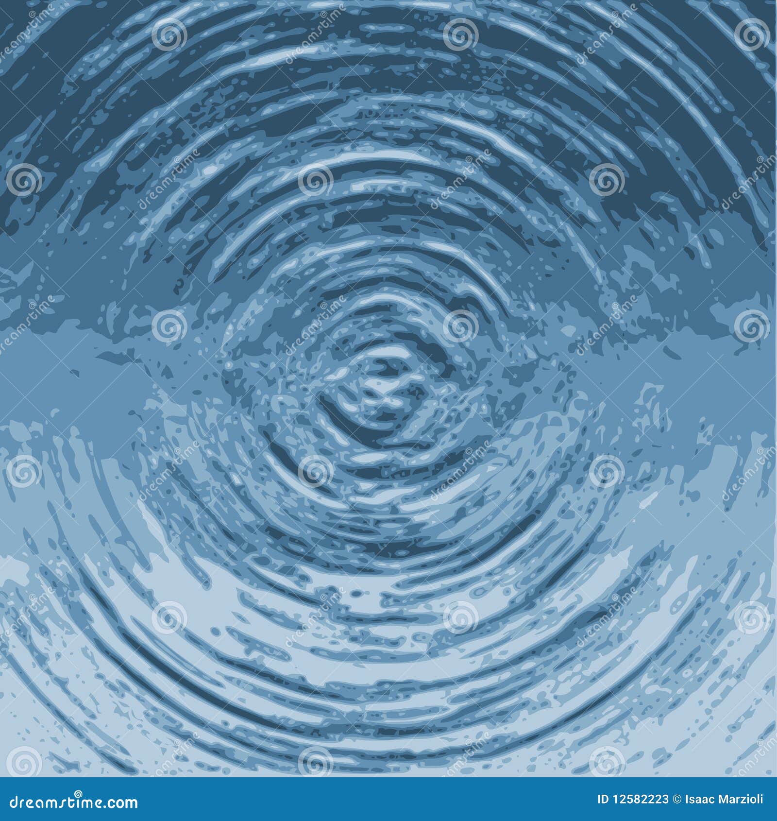 Water Ripple stock vector. Illustration of drop, falling - 12582223