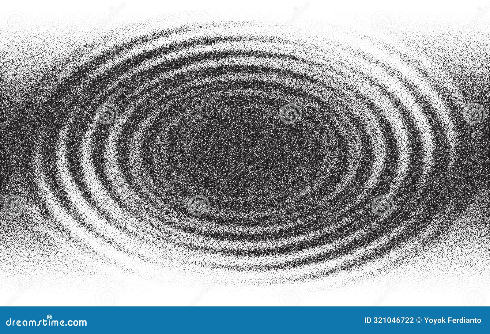 Water Ripple Effect with Noise Dots Stipple Halftone Background Stock ...