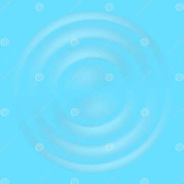 Water Ripple Effect Top View. Realistic Caustic Drop or Sound Wave ...