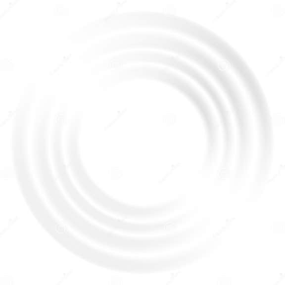 Water Ripple Effect Top View. Realistic Caustic Drop or Sound Wave ...