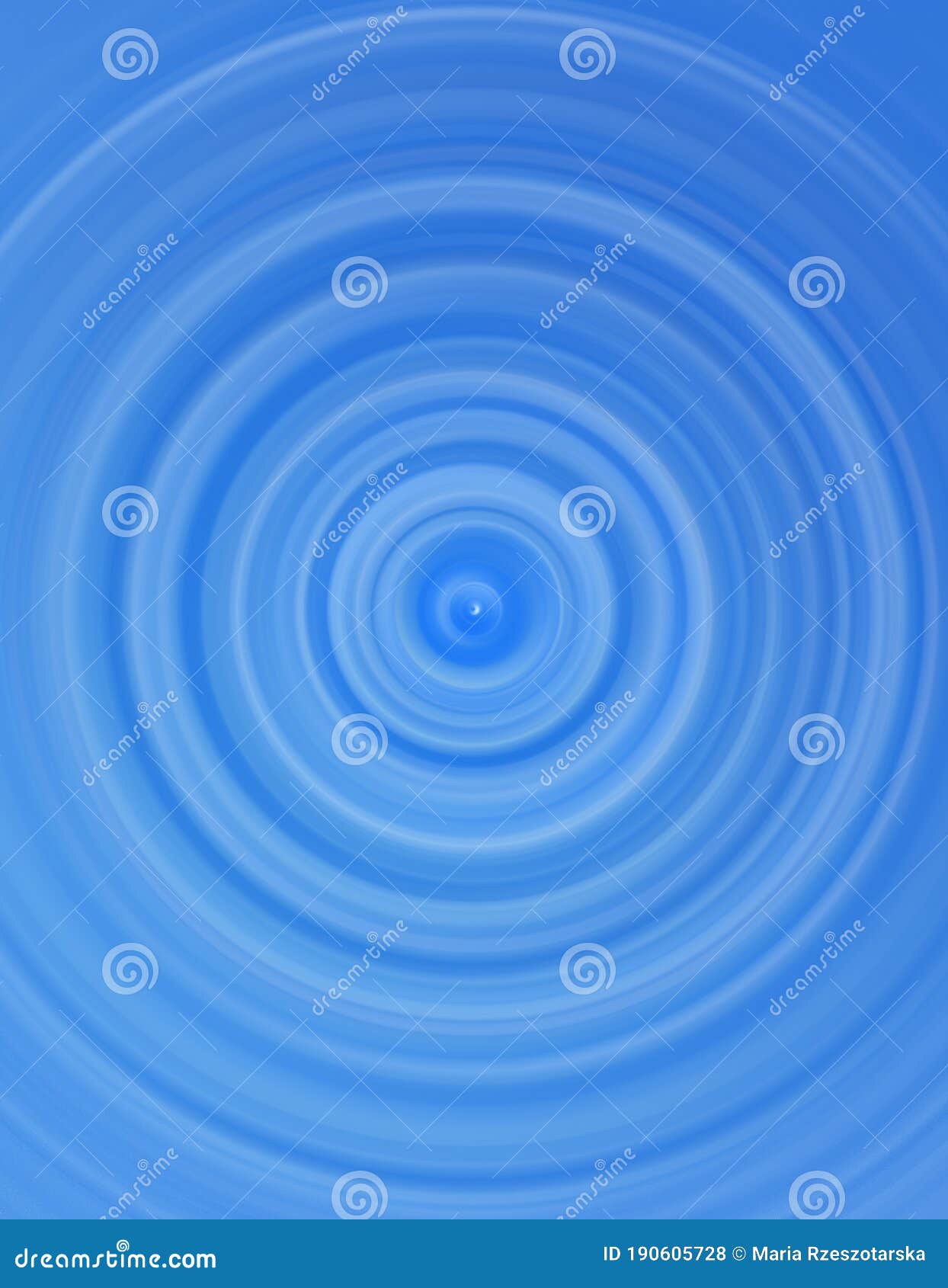Water Ripple Graphic. Blue Big Water Drop Stock Photo - Image of blur ...