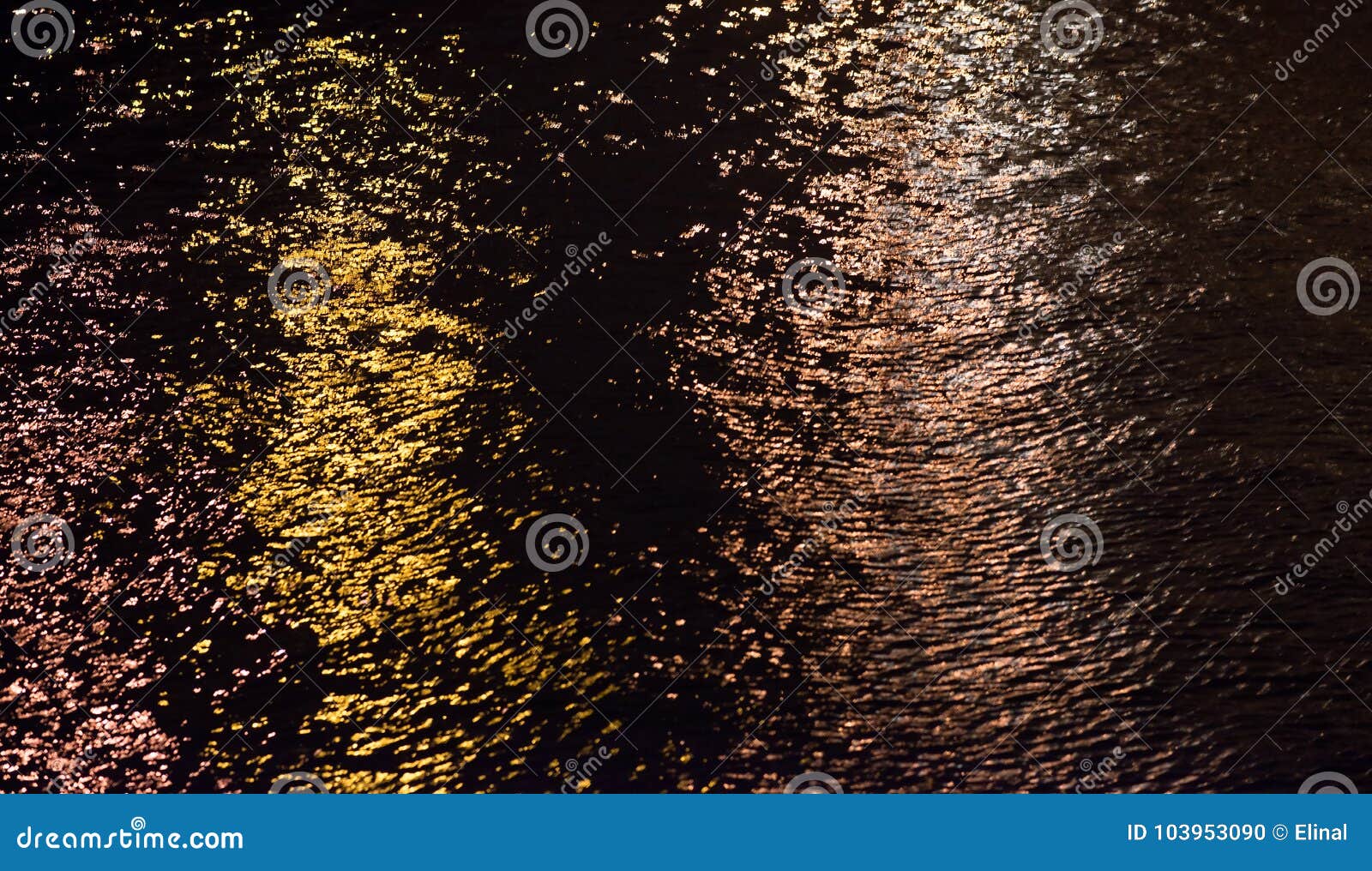 Water Ripple at Night. Background, Abstract Stock Photo - Image of ...