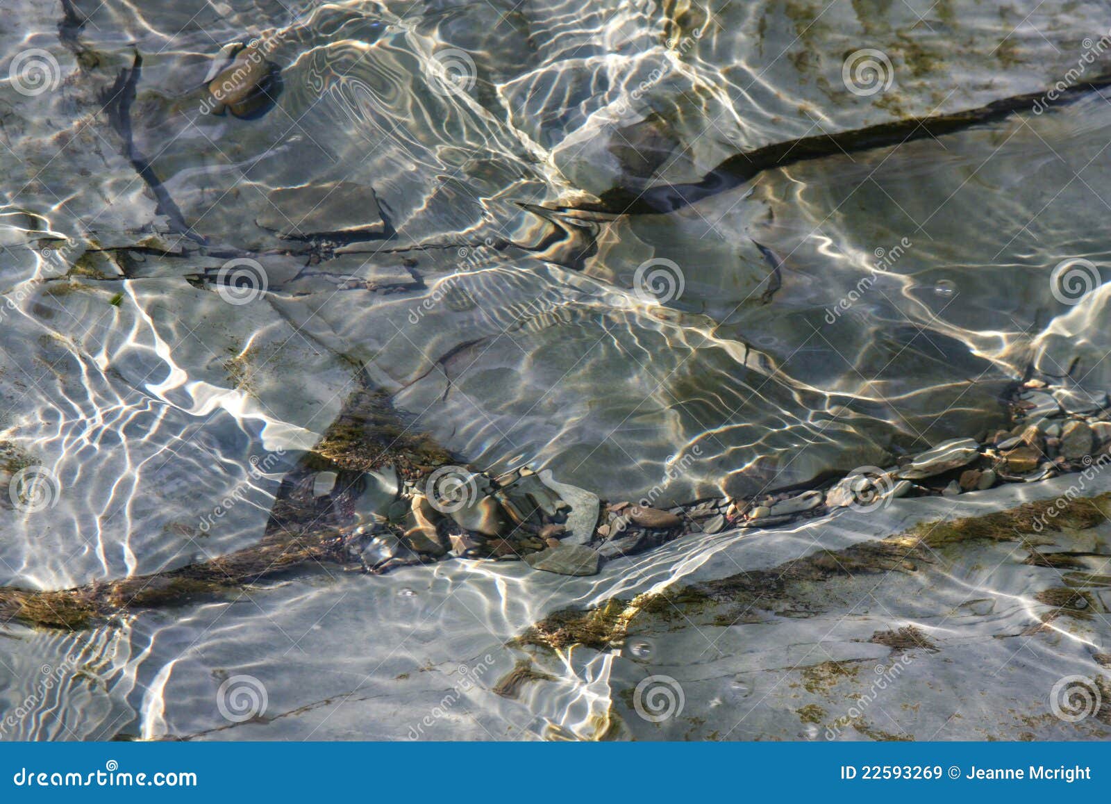 Water Ripple Patterns in Shallow Stream Stock Image - Image of surface ...