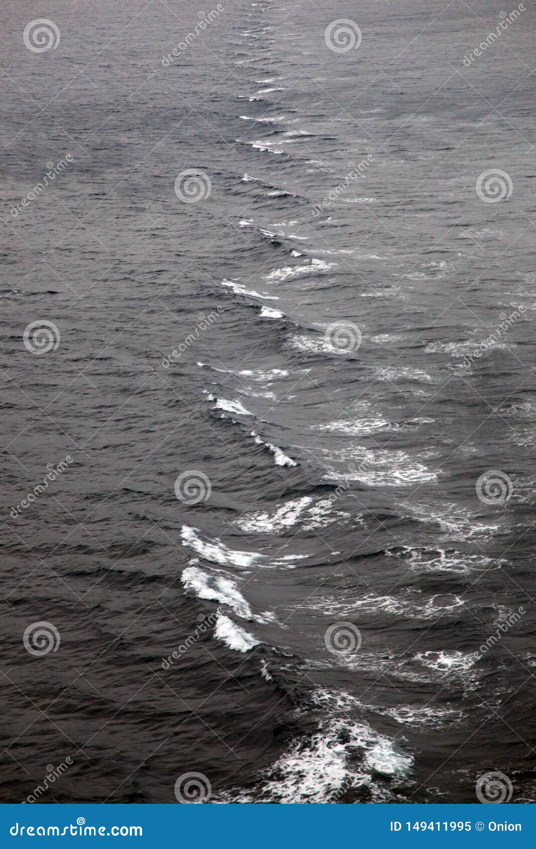 Water Ripple in the Sea in a Line Stock Image - Image of abstract ...