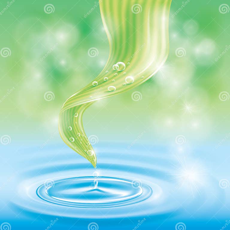 Water Ripple. Vector Illustration Decorative Design Stock Vector ...