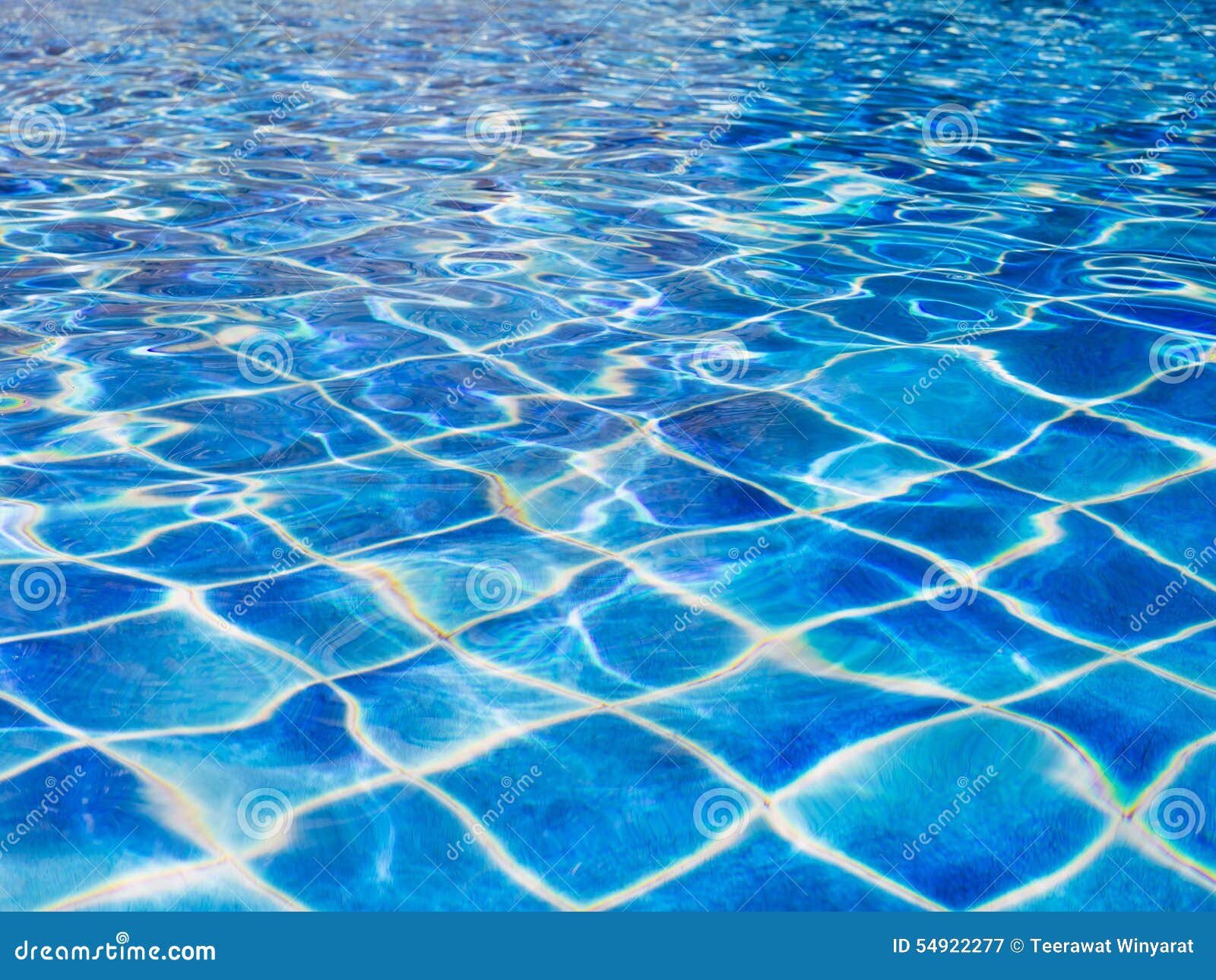 Water Ripple Wave in Swimming Pool Stock Image - Image of bright ...