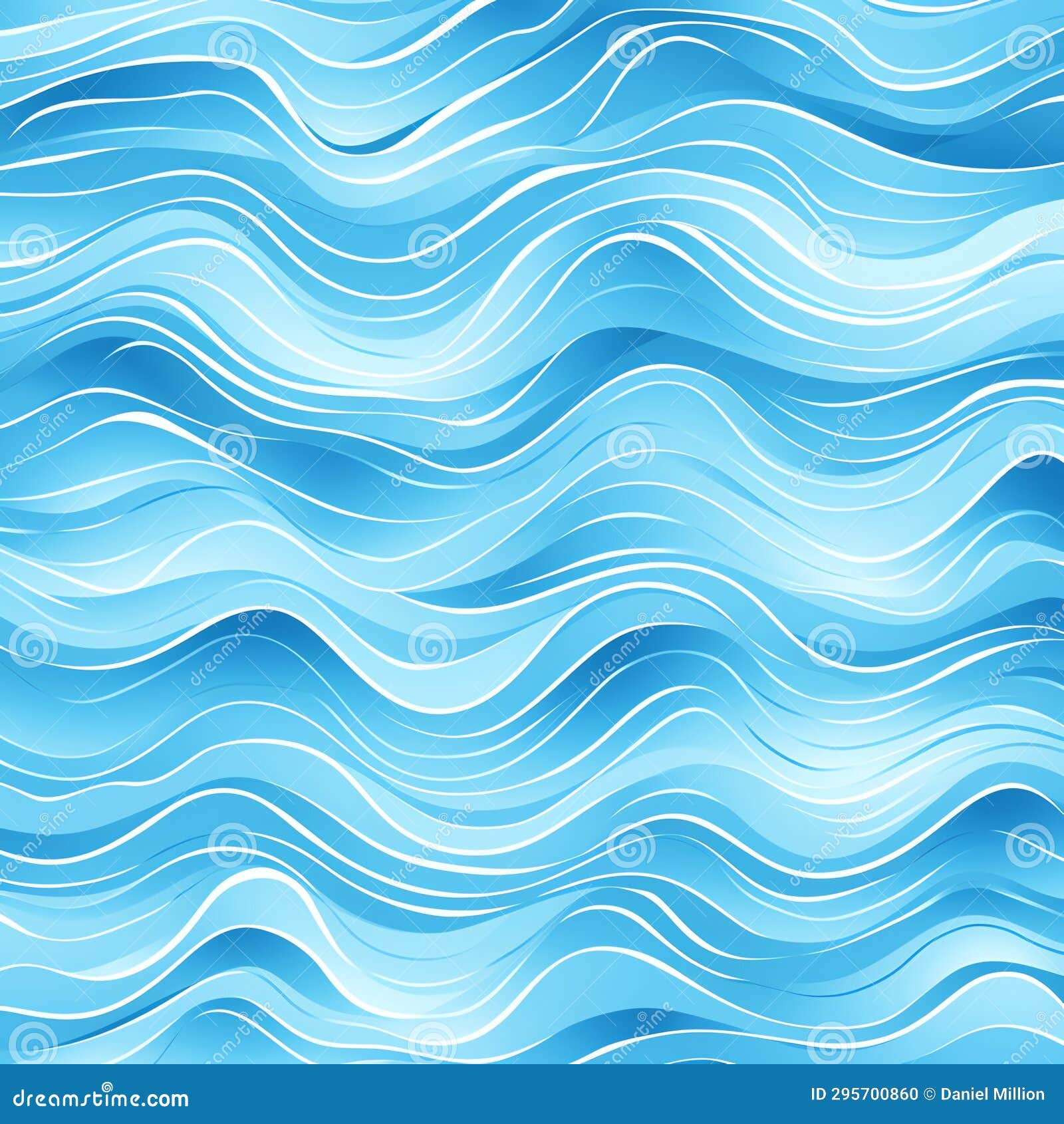 Water Ripples Background, Design Seamless Pattern Stock Illustration ...