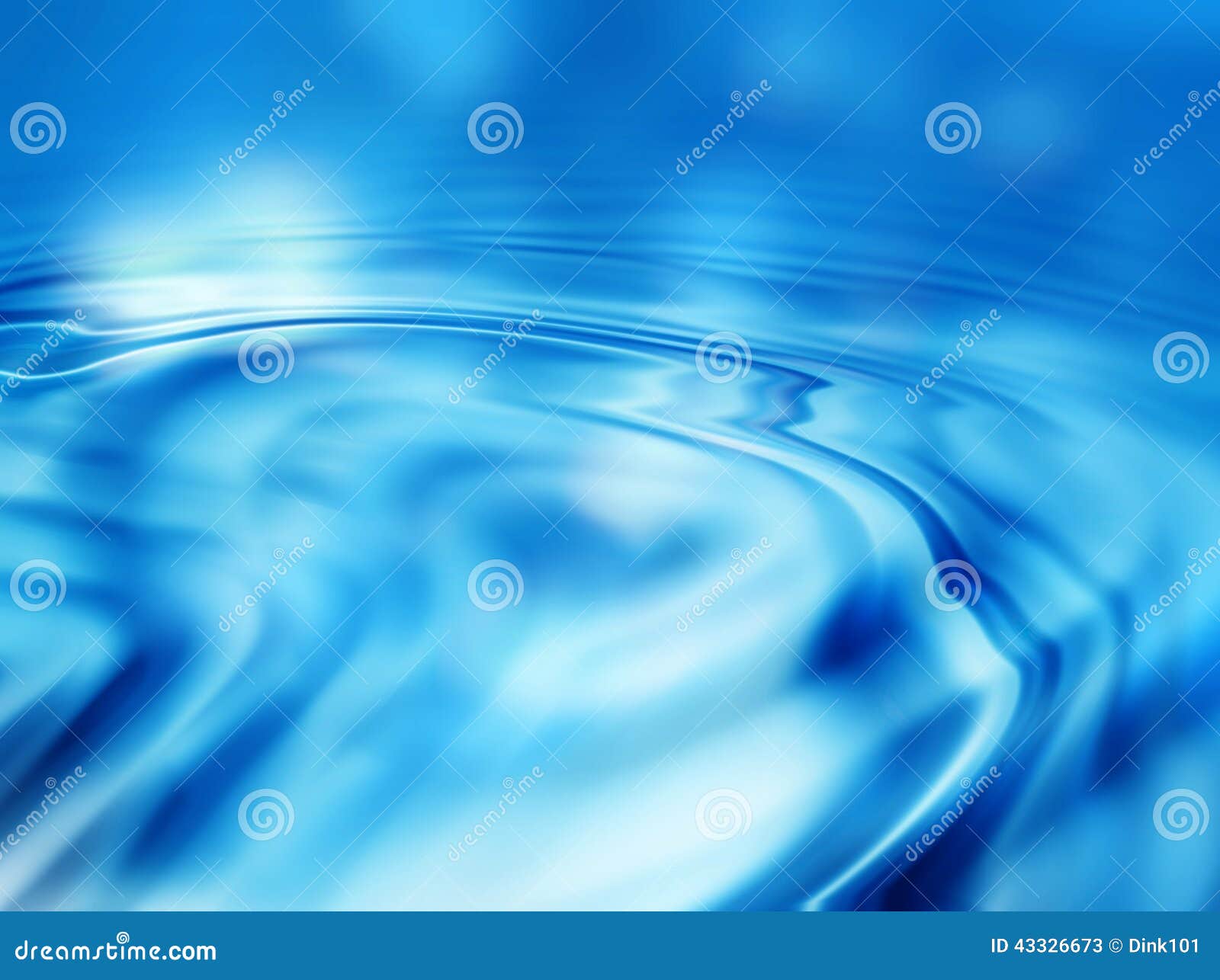 Water Ripples Blue Abstract Background Stock Illustration ...