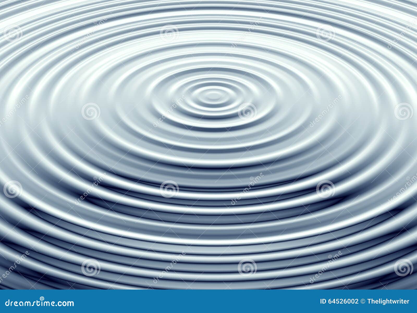 Water Ripples in Circles in Blue Water Stock Illustration ...
