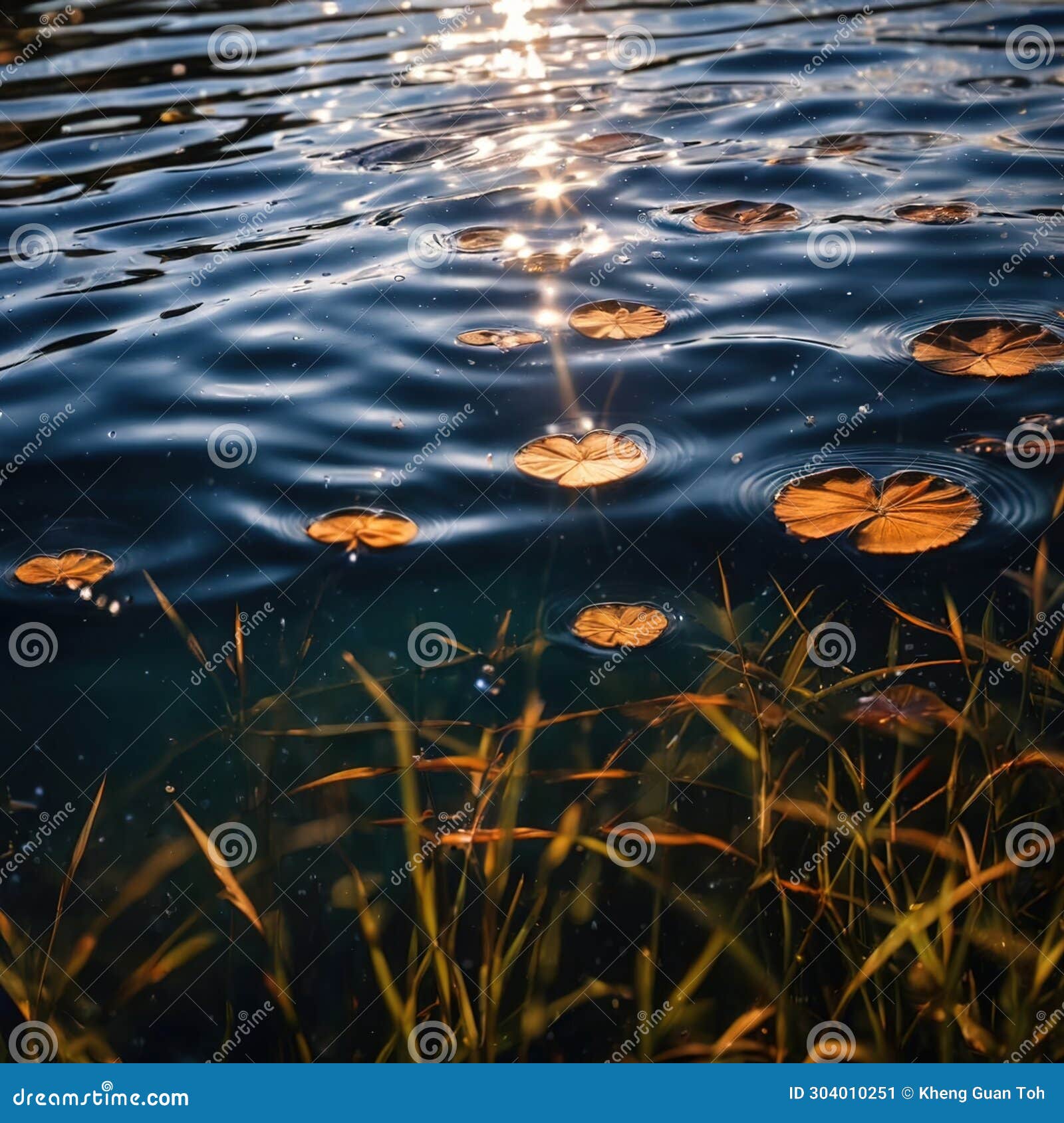 Water Ripples, Clean Pure Alpine Water Stock Illustration ...