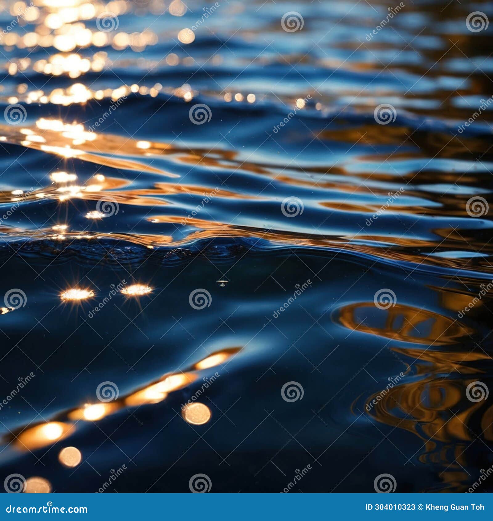 Water Ripples, Clean Pure Alpine Water Stock Illustration ...