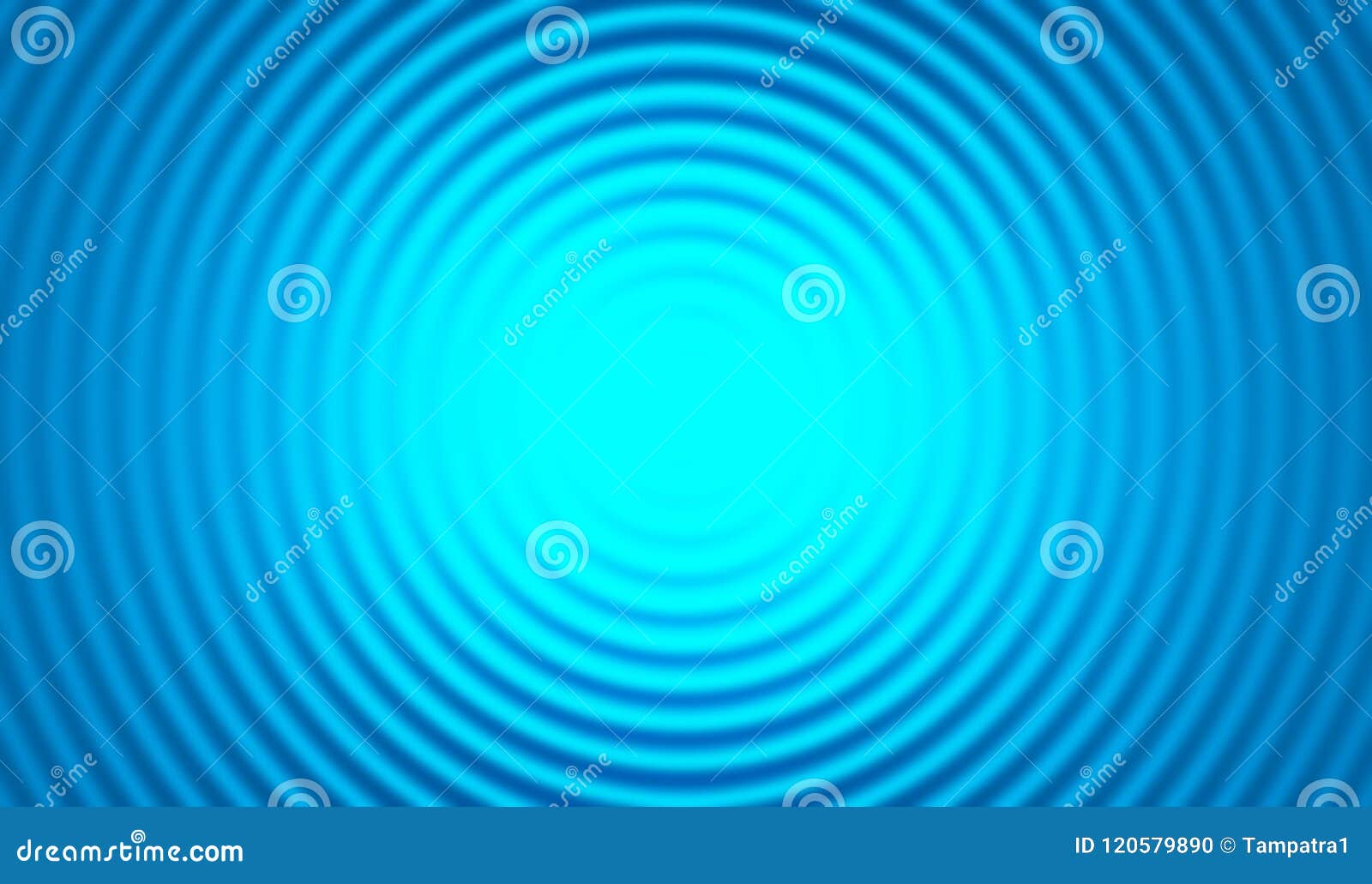 Water Ripples. Digital Data and Network Circles Shape Stock ...