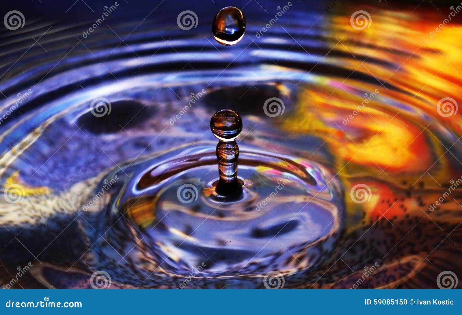 Water Ripples and Drops stock photo. Image of ropple - 59085150