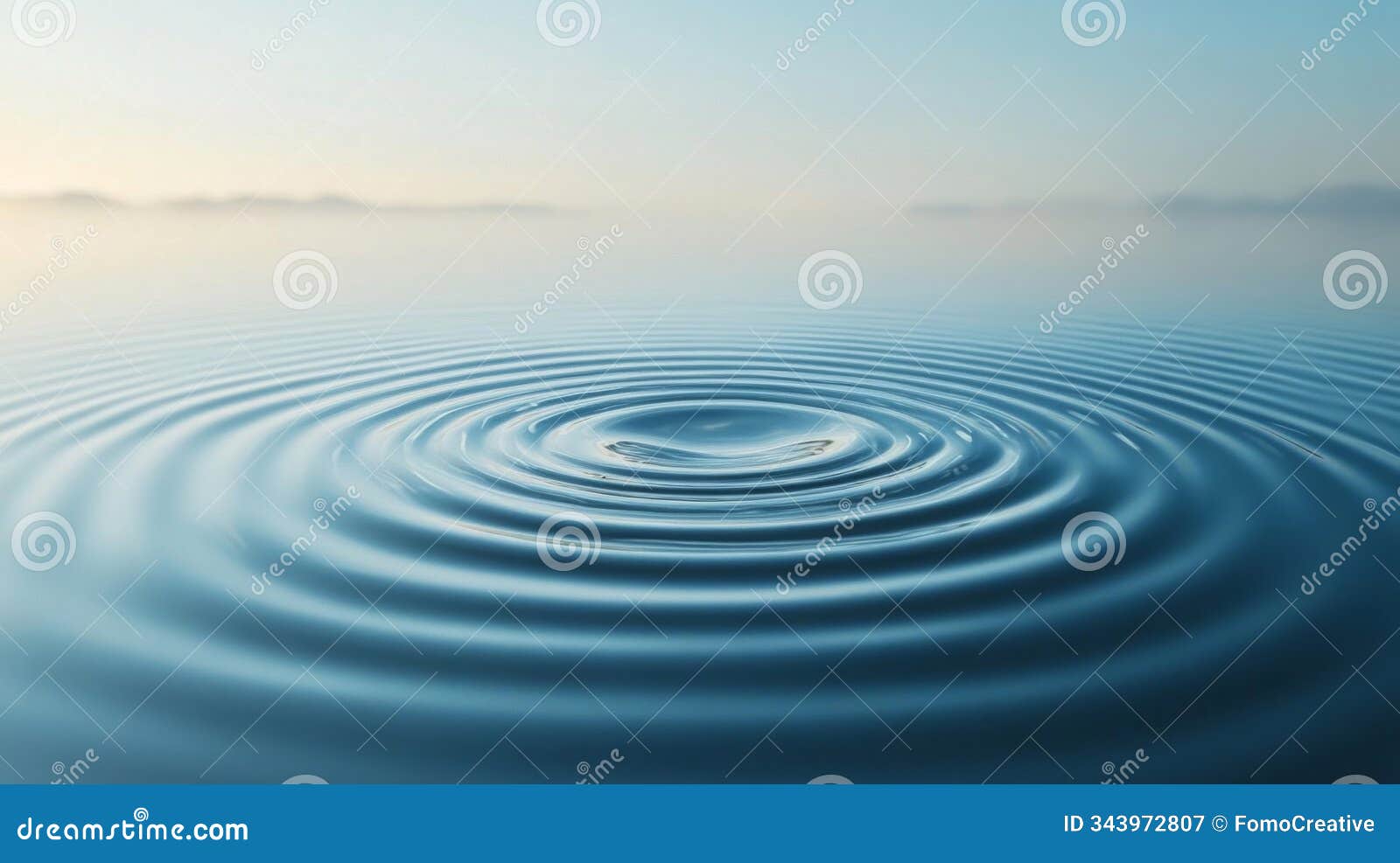 Water Ripples Expanding Outward On A Still Surface Stock Image ...