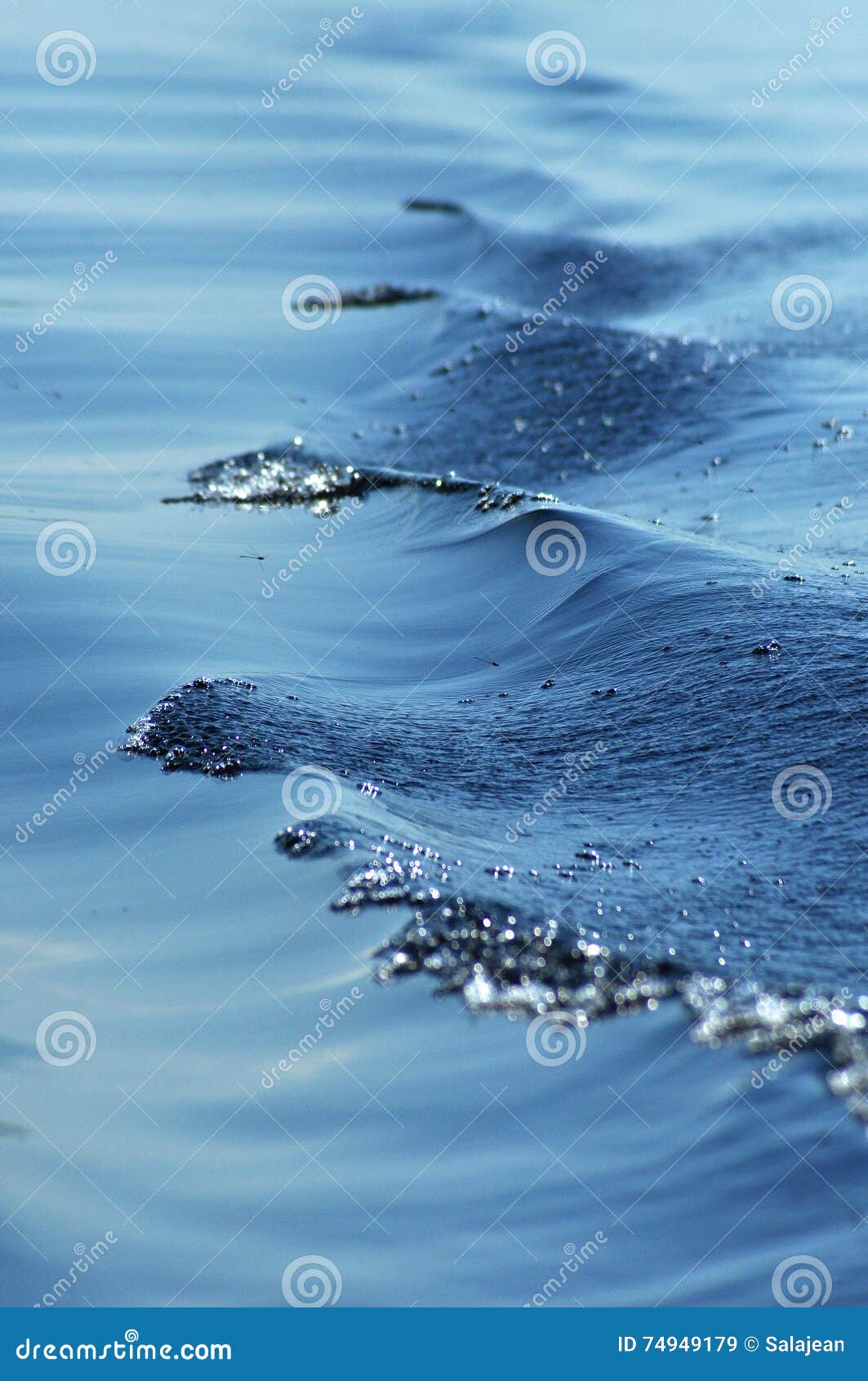 Water ripples on a lake stock image. Image of refreshing - 74949179
