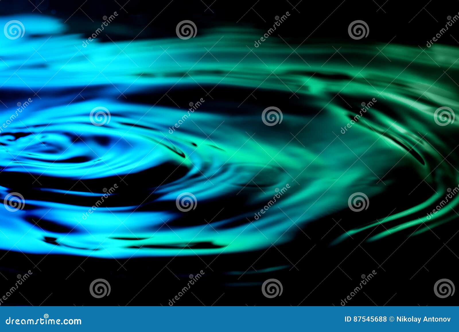Water Ripples on Nice Blue Green Background Stock Photo - Image of cool ...