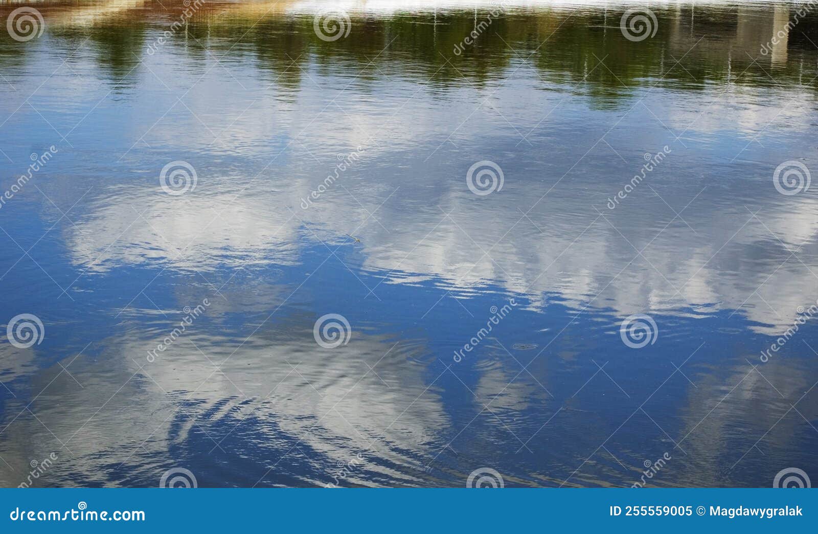 Water Ripples on the River Surface Stock Image - Image of twilight ...