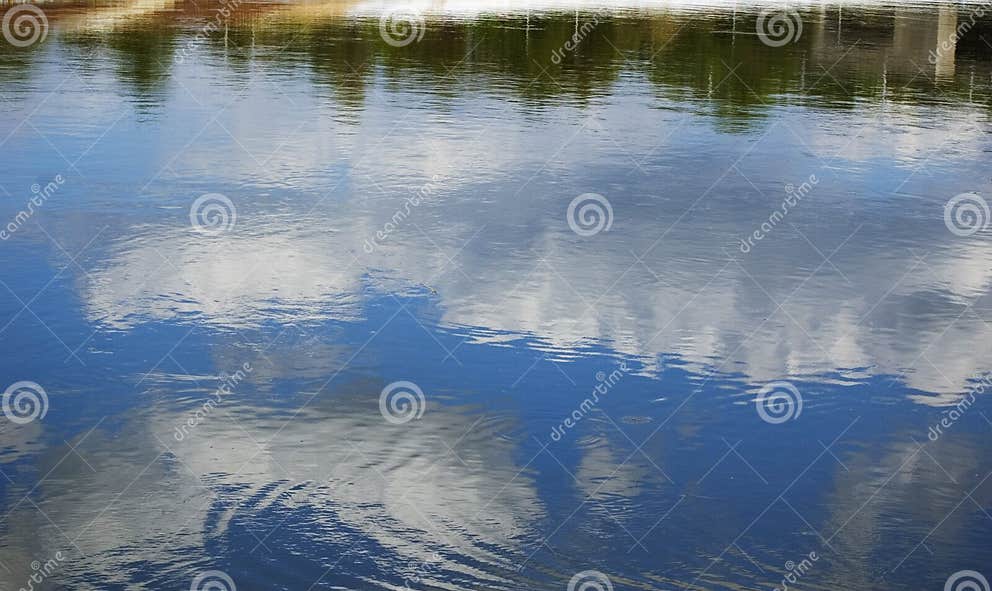 Water Ripples on the River Surface Stock Image - Image of twilight ...