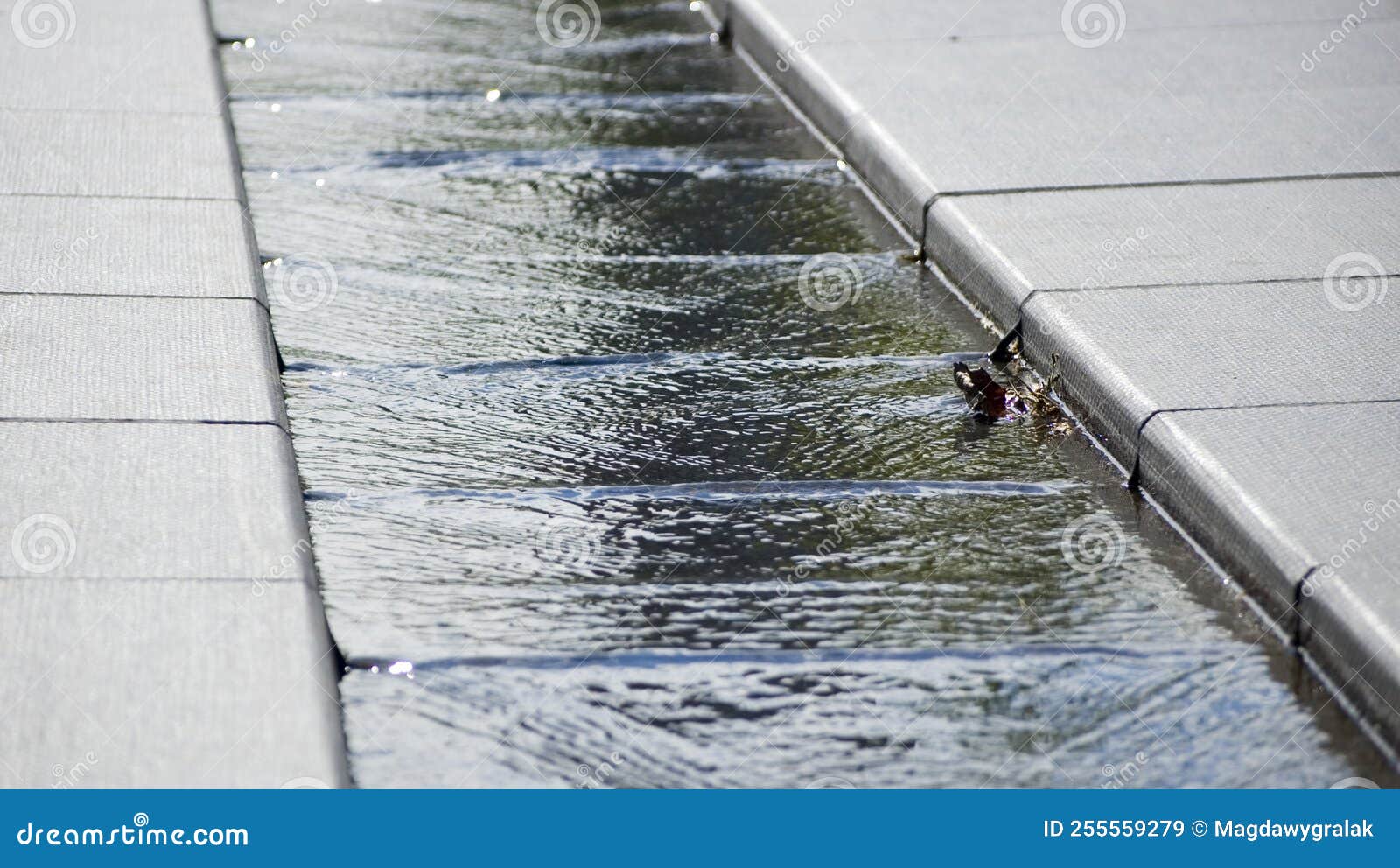 Water Ripples on the Stream Surface. Stock Image - Image of colours ...