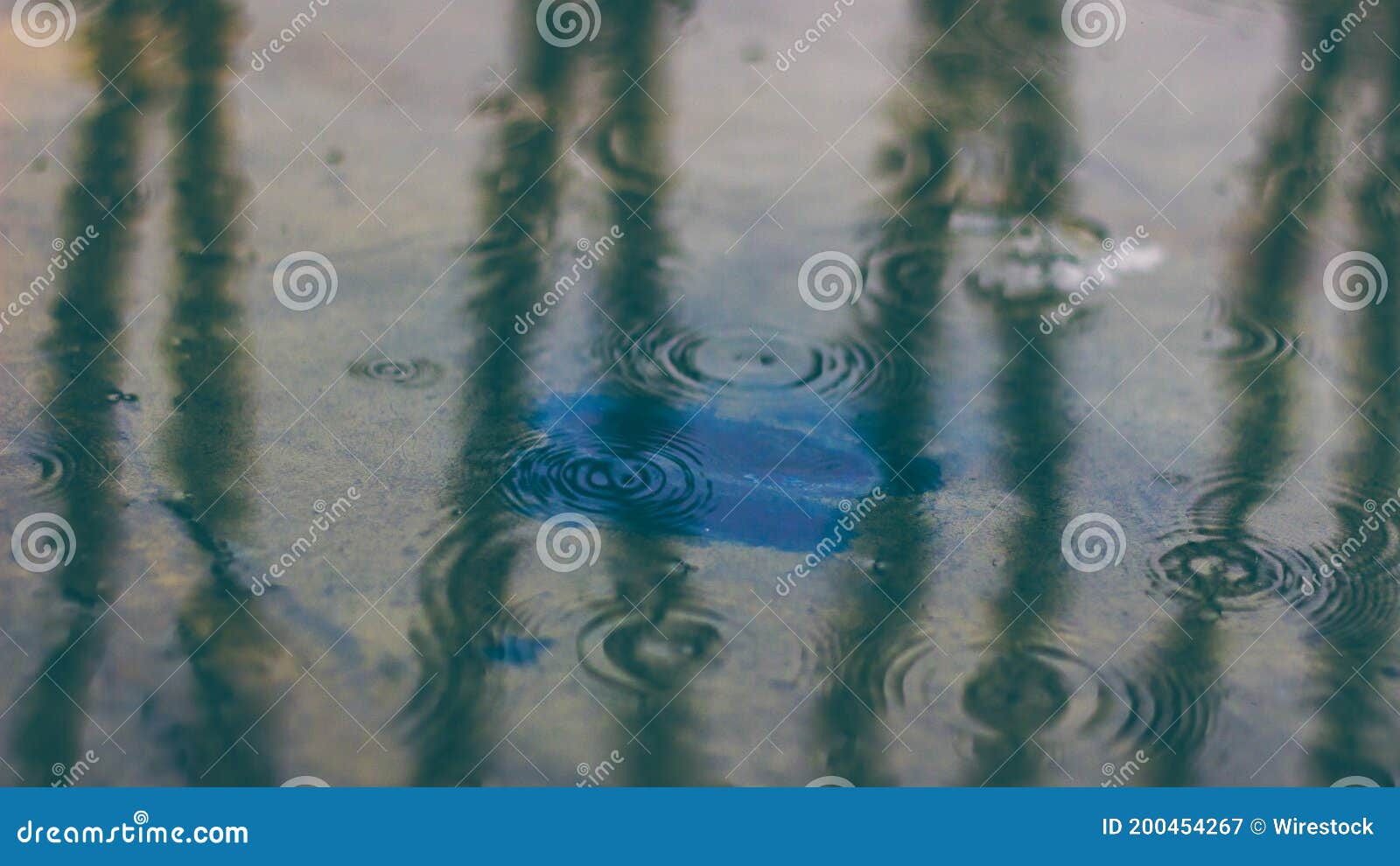 Water Ripples on the Surface of the Pond Stock Image - Image of liquid ...