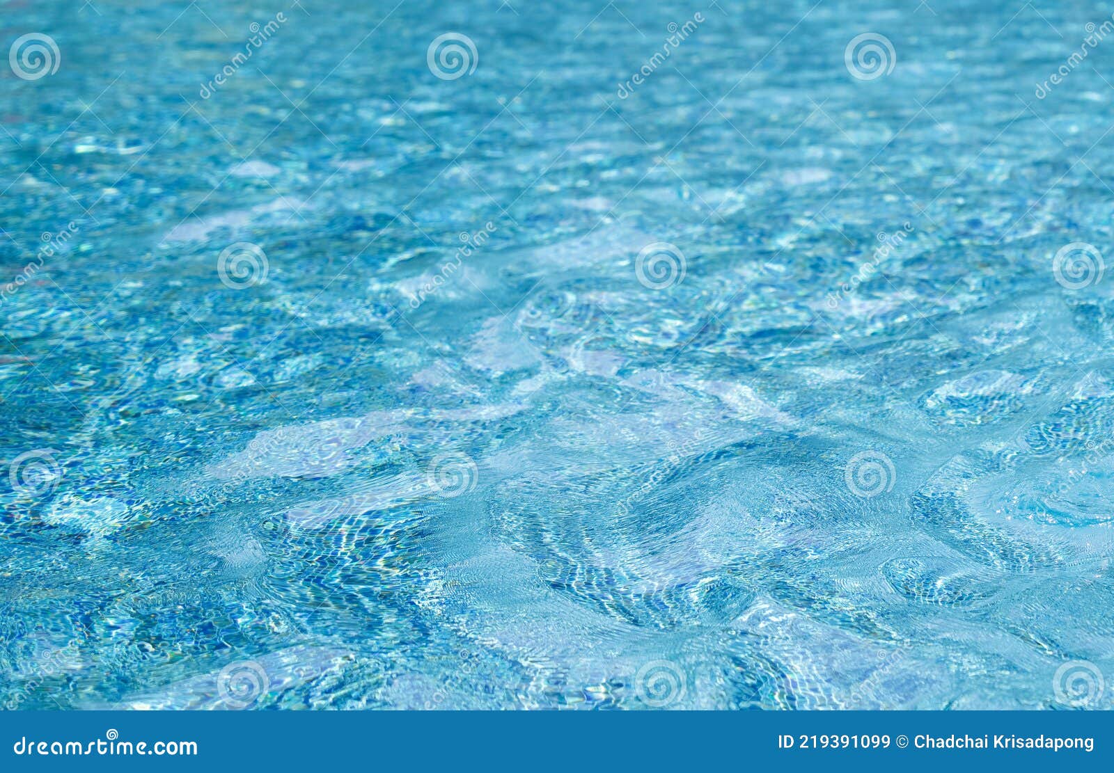 Water Ripples on the Surface of the Turquoise Swimming Pool Stock Image ...