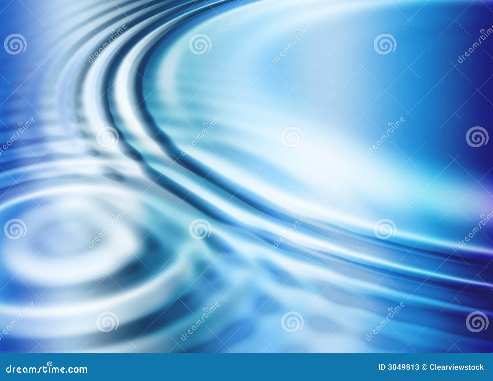 Water ripples or waves stock vector. Illustration of still - 3049813