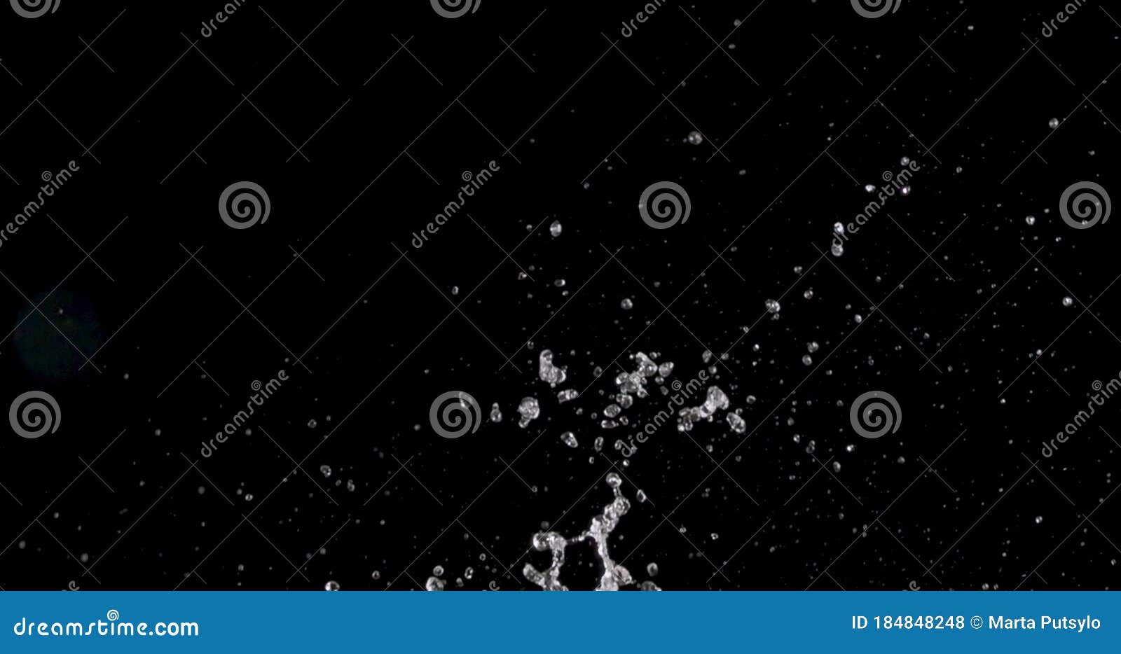 Water rising up stock footage. Video of shot, droplet - 184848248