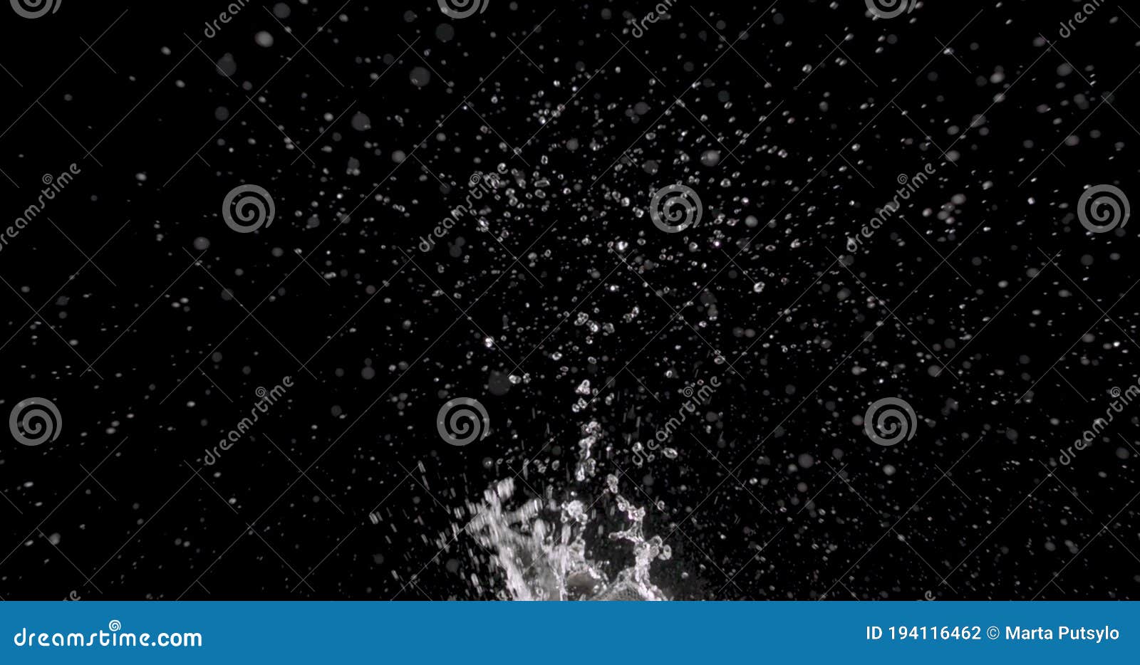 Water Rising Up stock photo. Image of droplets, pattern - 194116462