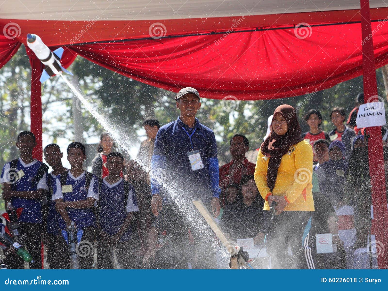 Water rocket editorial stock photo. Image of school, competition - 60226018