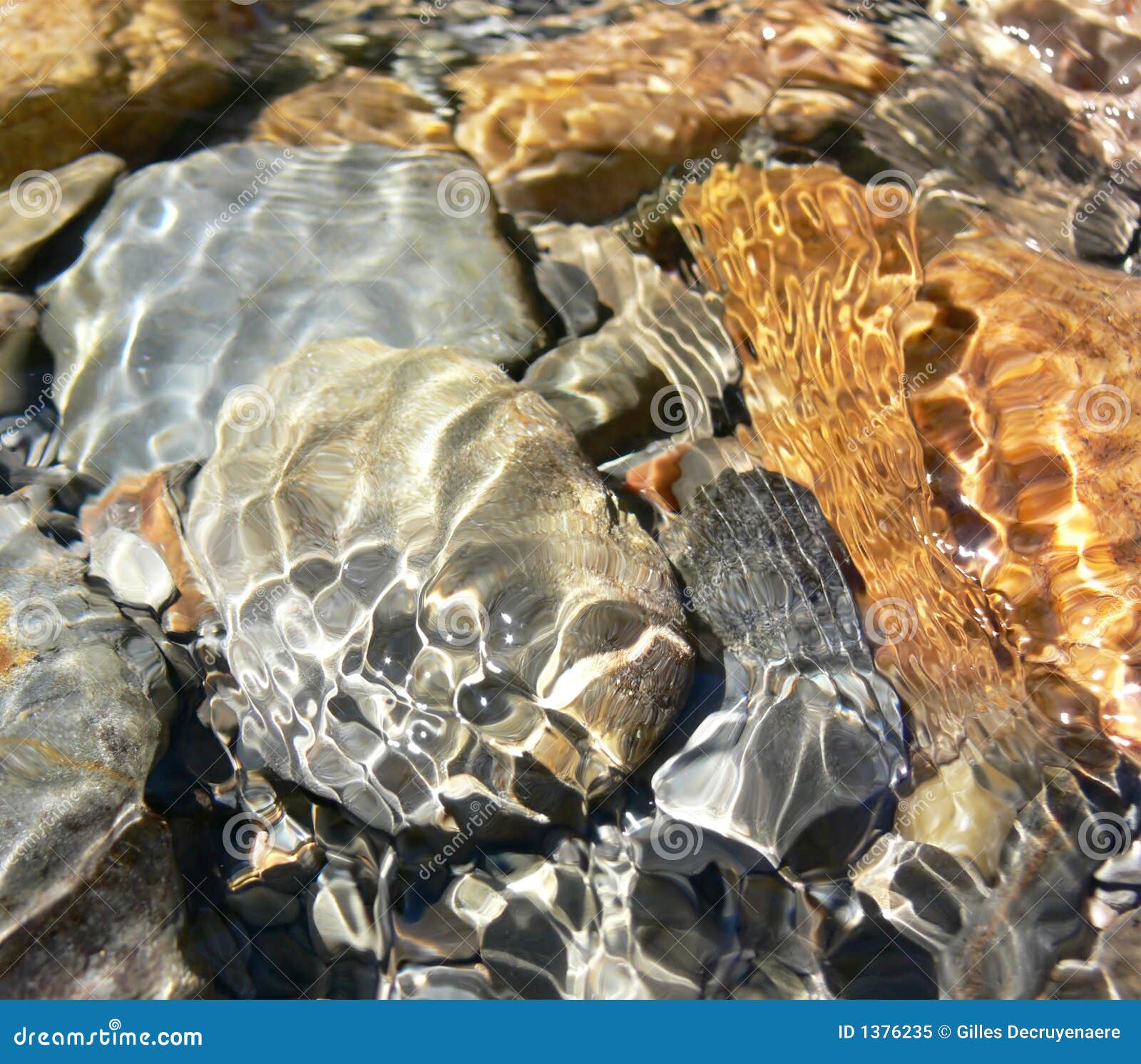 Water Rocks stock image. Image of distortion, distort - 1376235