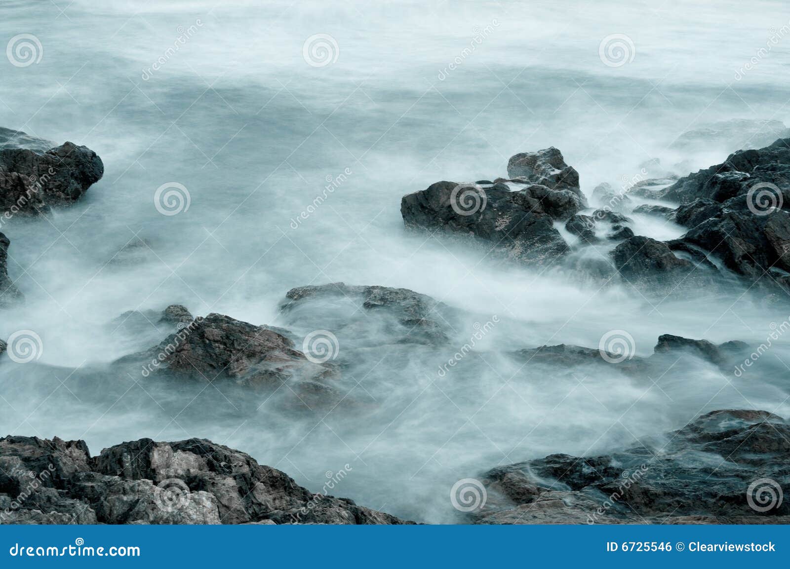 Water on rocks stock photo. Image of ocean, rock, mist - 6725546