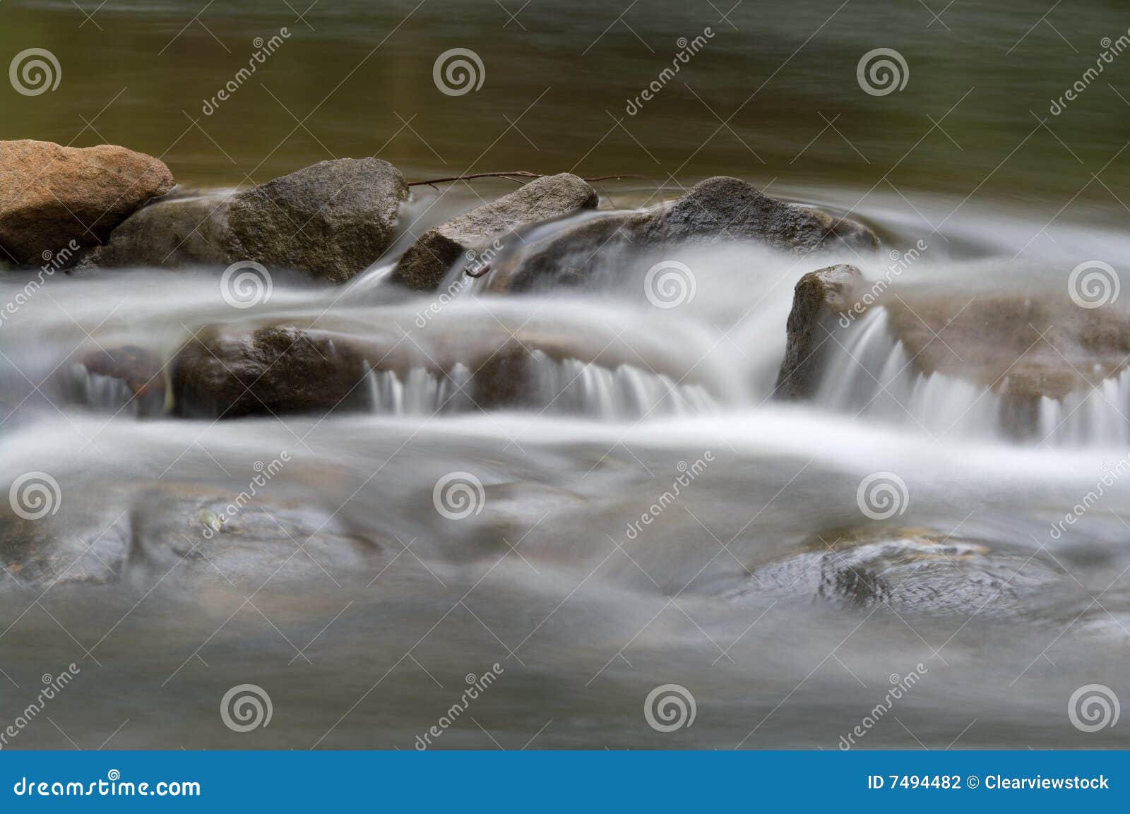 Water on rocks stock photo. Image of creek, stream, water - 7494482
