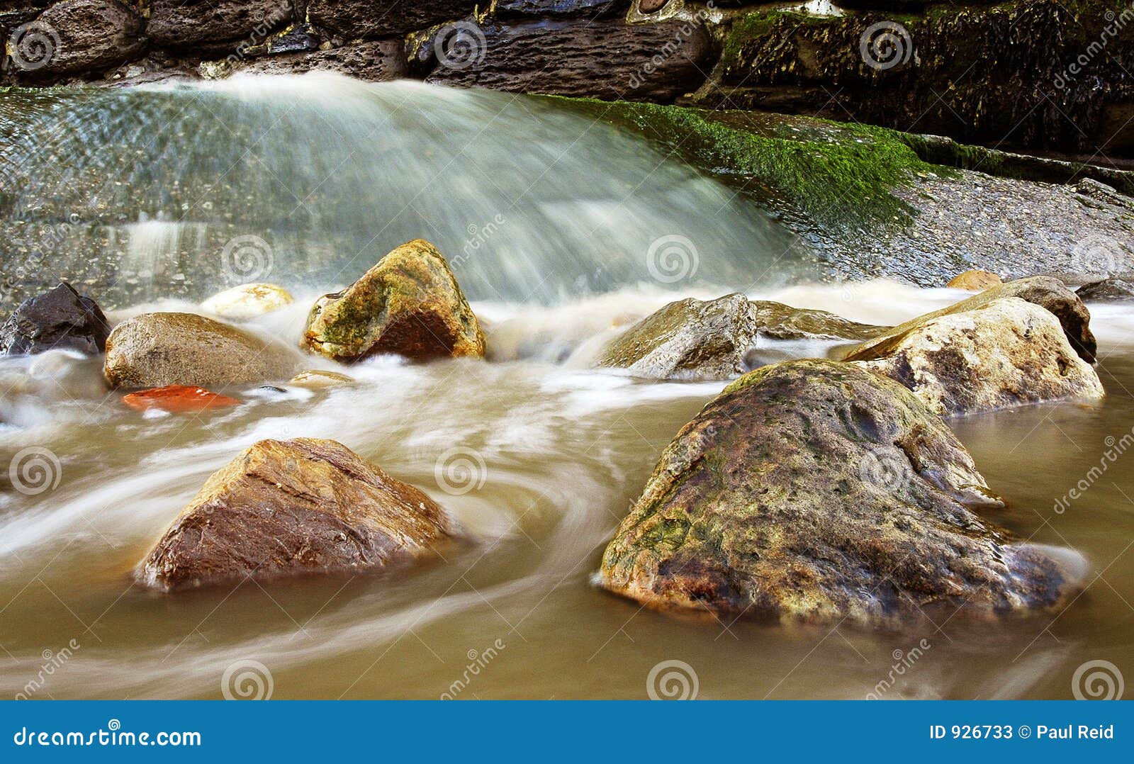 Water and rocks stock image. Image of foam, green, golden - 926733