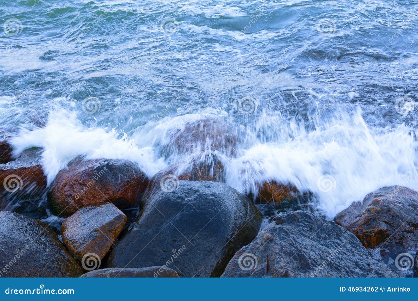 Water and rocks stock photo. Image of naval, flush, green - 46934262