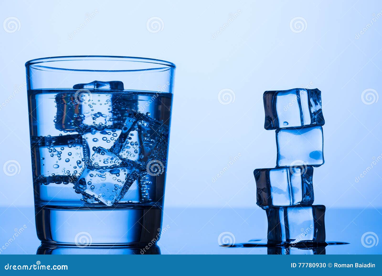 Water on the Rocks. Drinking Stock Photo - Image of shiny, crystal ...