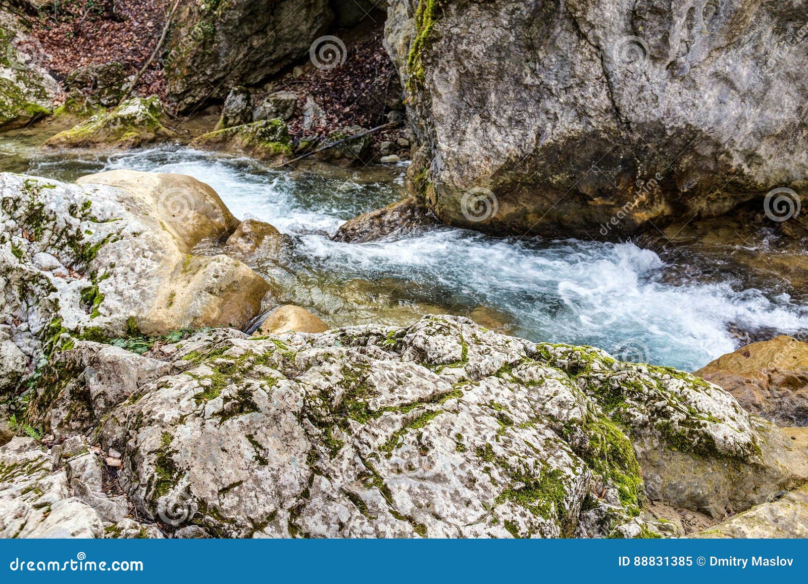 Water and rocks in river stock image. Image of small - 88831385