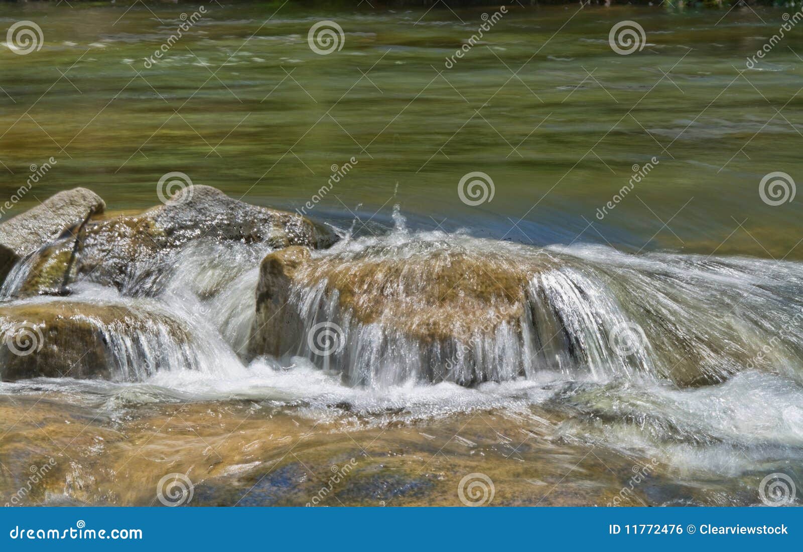 Water on Rocks in the Stream Stock Photo - Image of creek, nature: 11772476