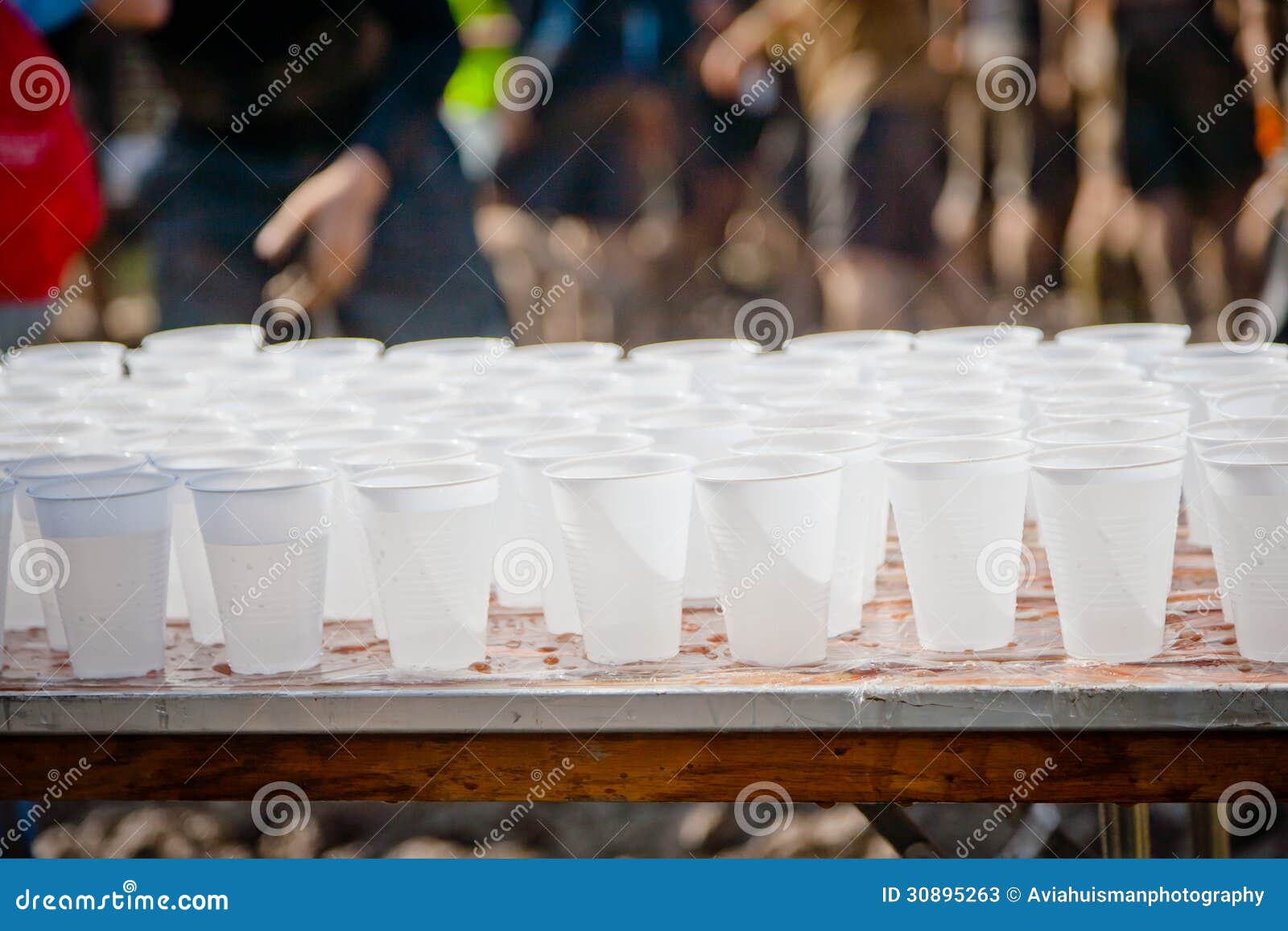 Water for Runners in a Race Stock Image - Image of grab, long: 30895263