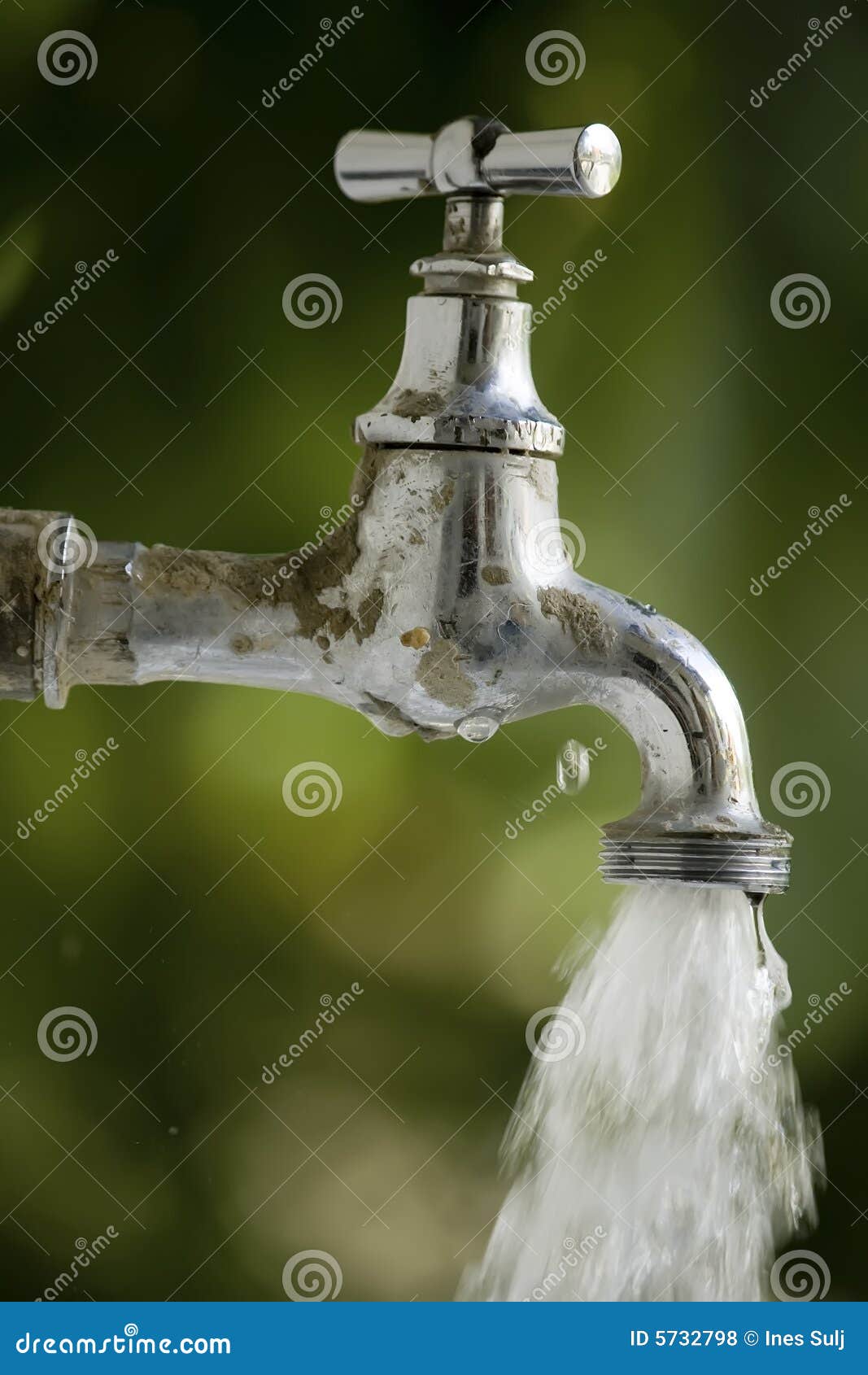 Water running stock photo. Image of running, losing, green - 5732798