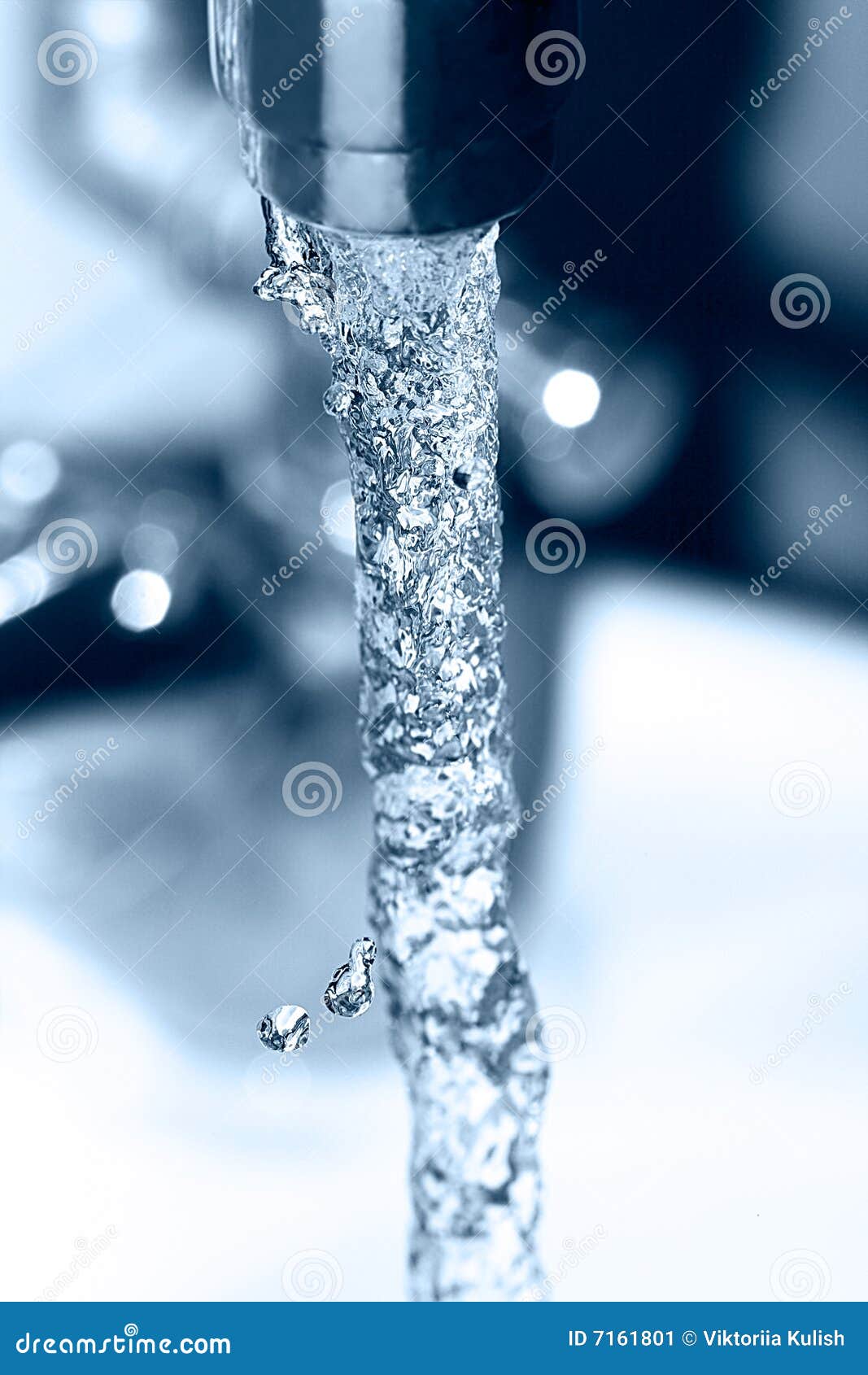 Water running down stock image. Image of gush, bowl, fresh - 7161801