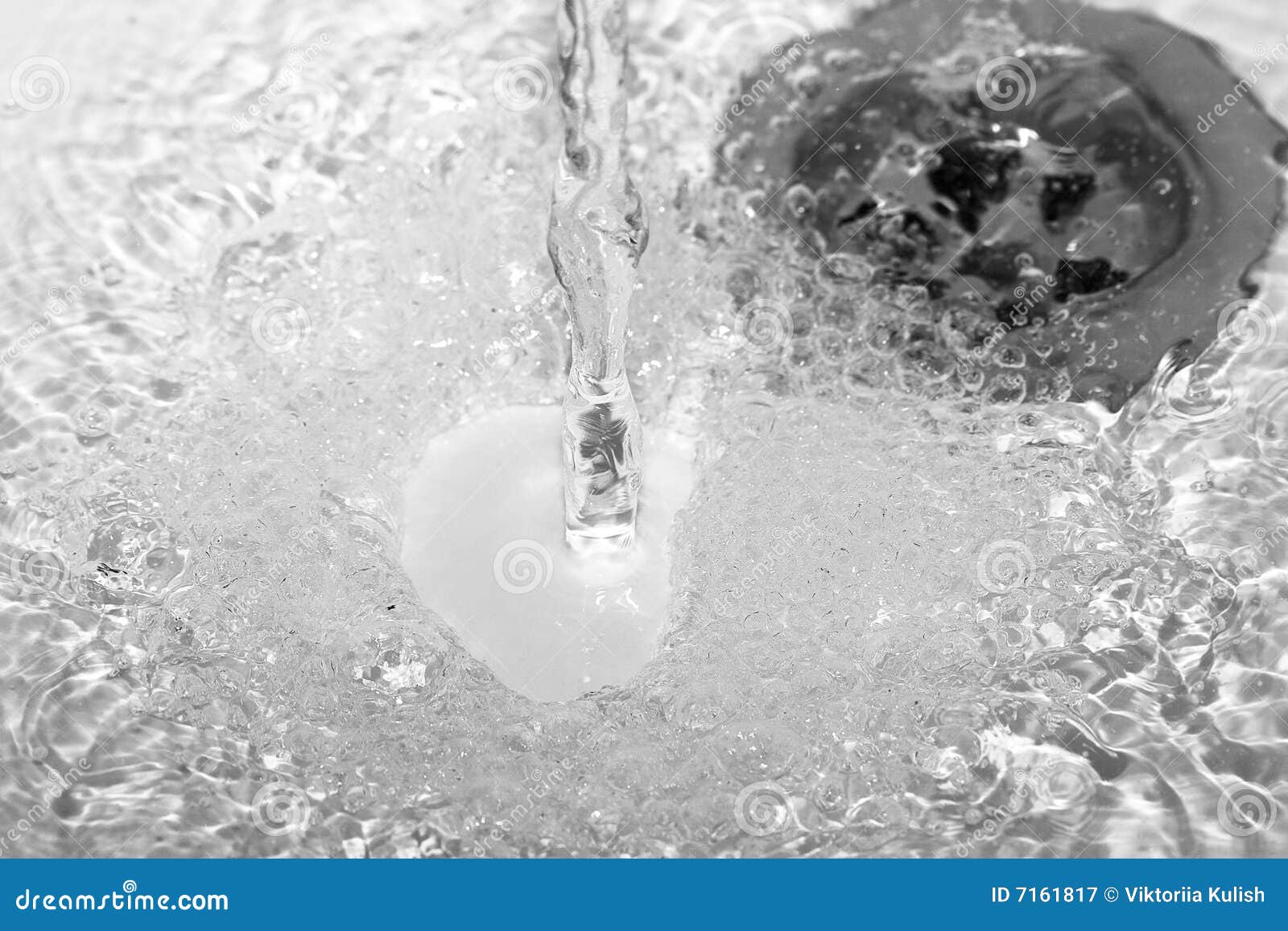 Water running down stock image. Image of plumb, clear - 7161817