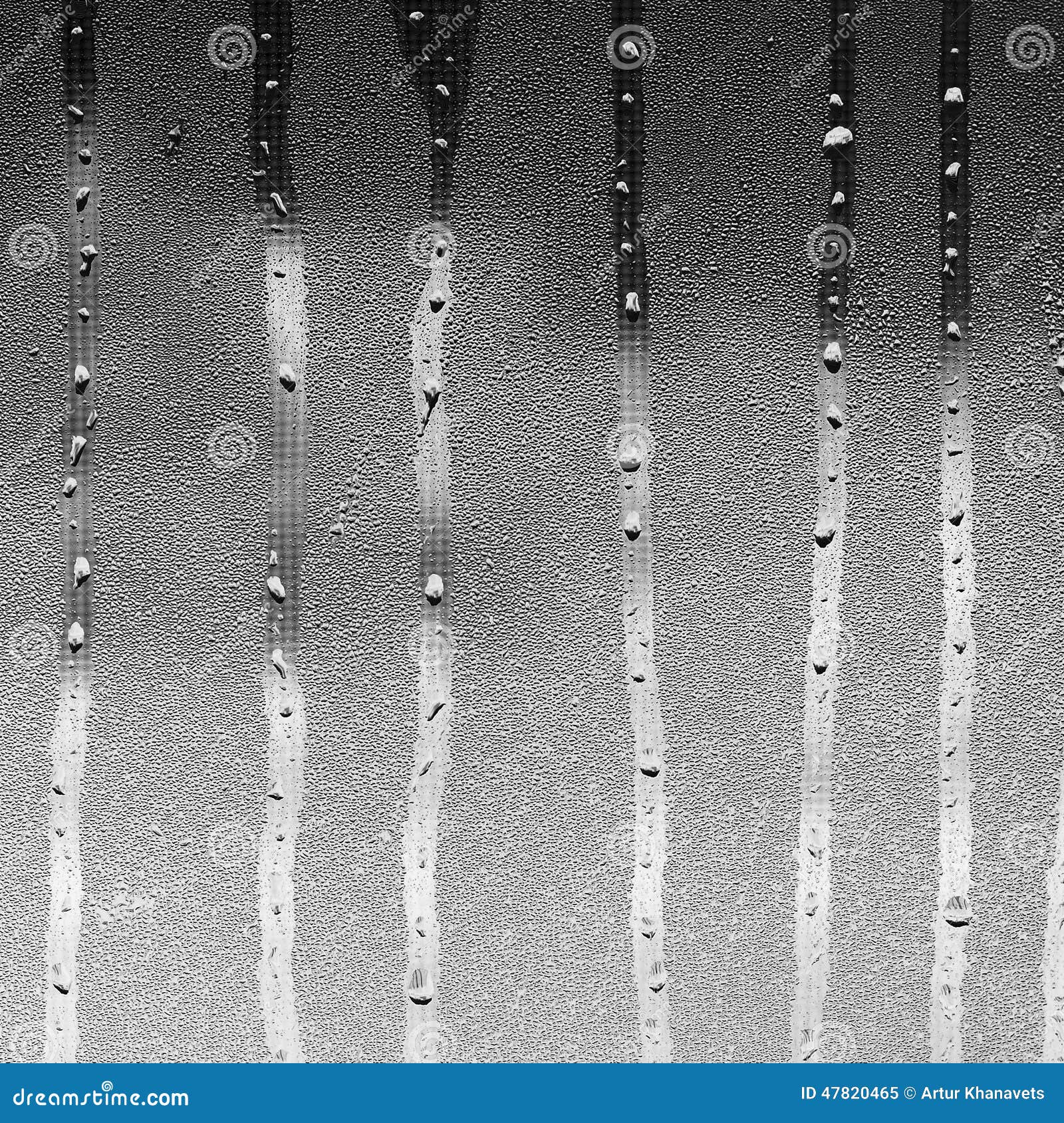 Water Running Down the Glass Stock Illustration - Illustration of water ...