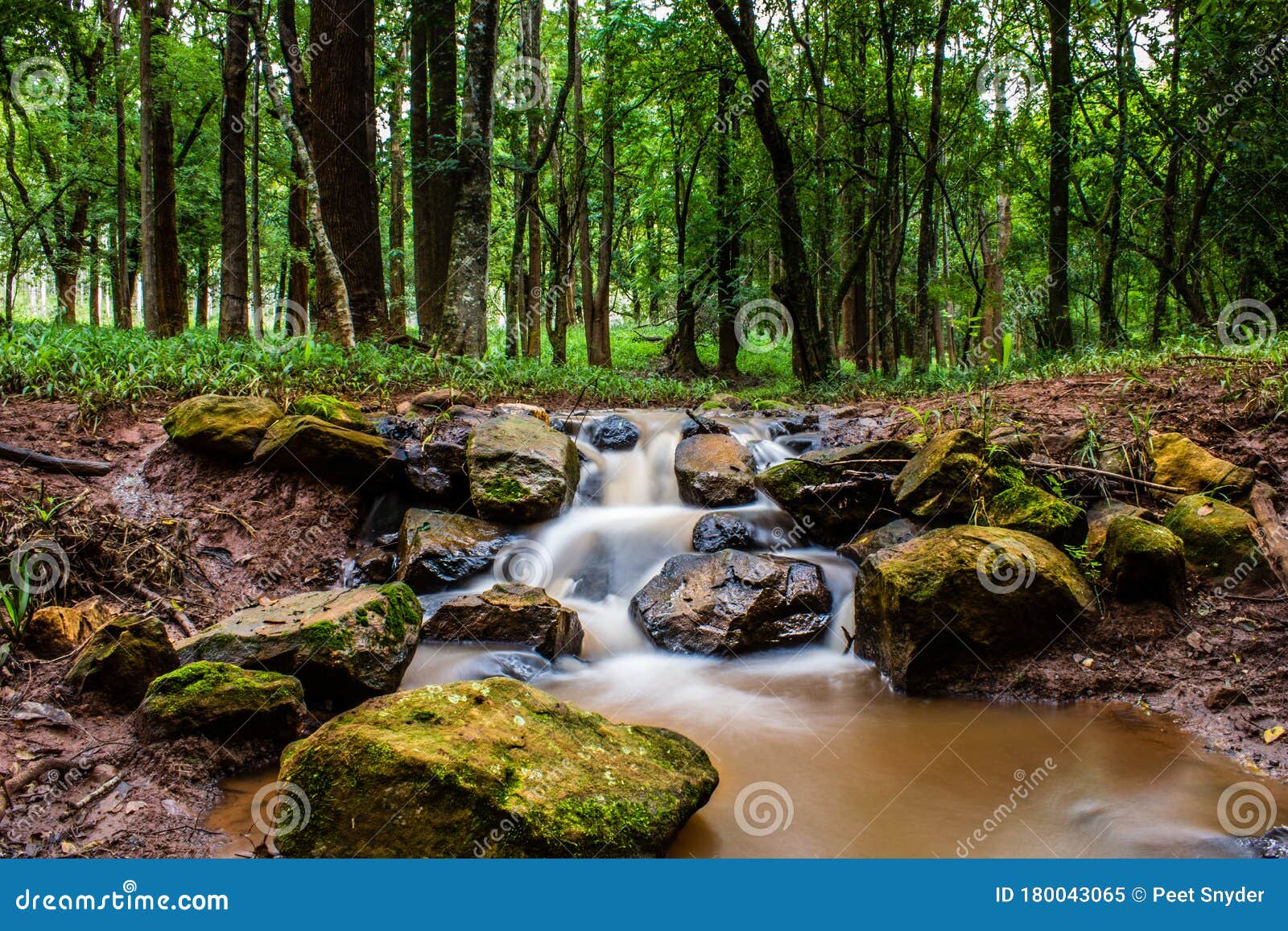 Water running over rocks stock image. Image of waterfall - 180043065