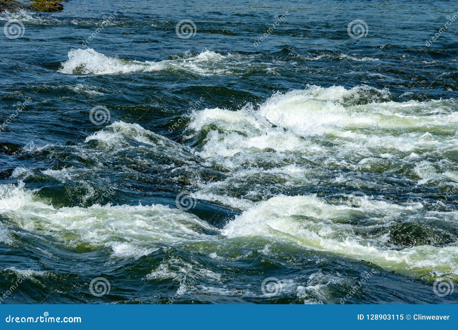 Water Running over Rocks stock image. Image of shutter - 128903115