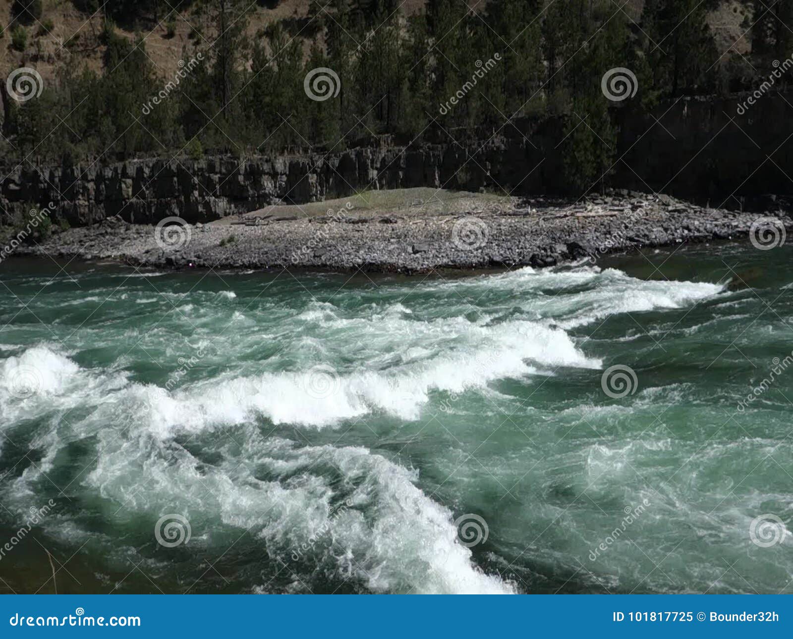 Mountain Run-off in the Springtime Stock Video - Video of force, sunlit ...