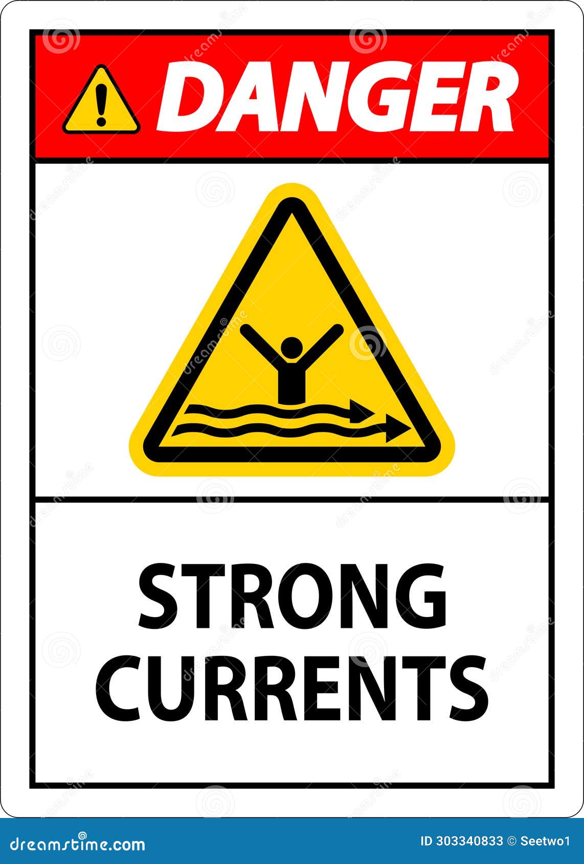 Danger Strong Magnetic Field Symbol Sign, Vector Illustration, Isolate ...