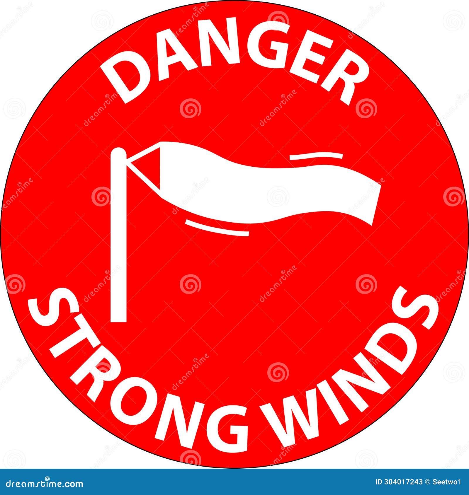 Danger Strong Magnetic Field Symbol Sign, Vector Illustration, Isolate ...