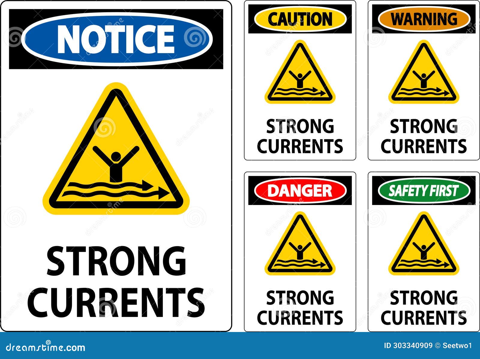 Warning Strong Magnetic Field Symbol Sign, Vector Illustration, Isolate ...